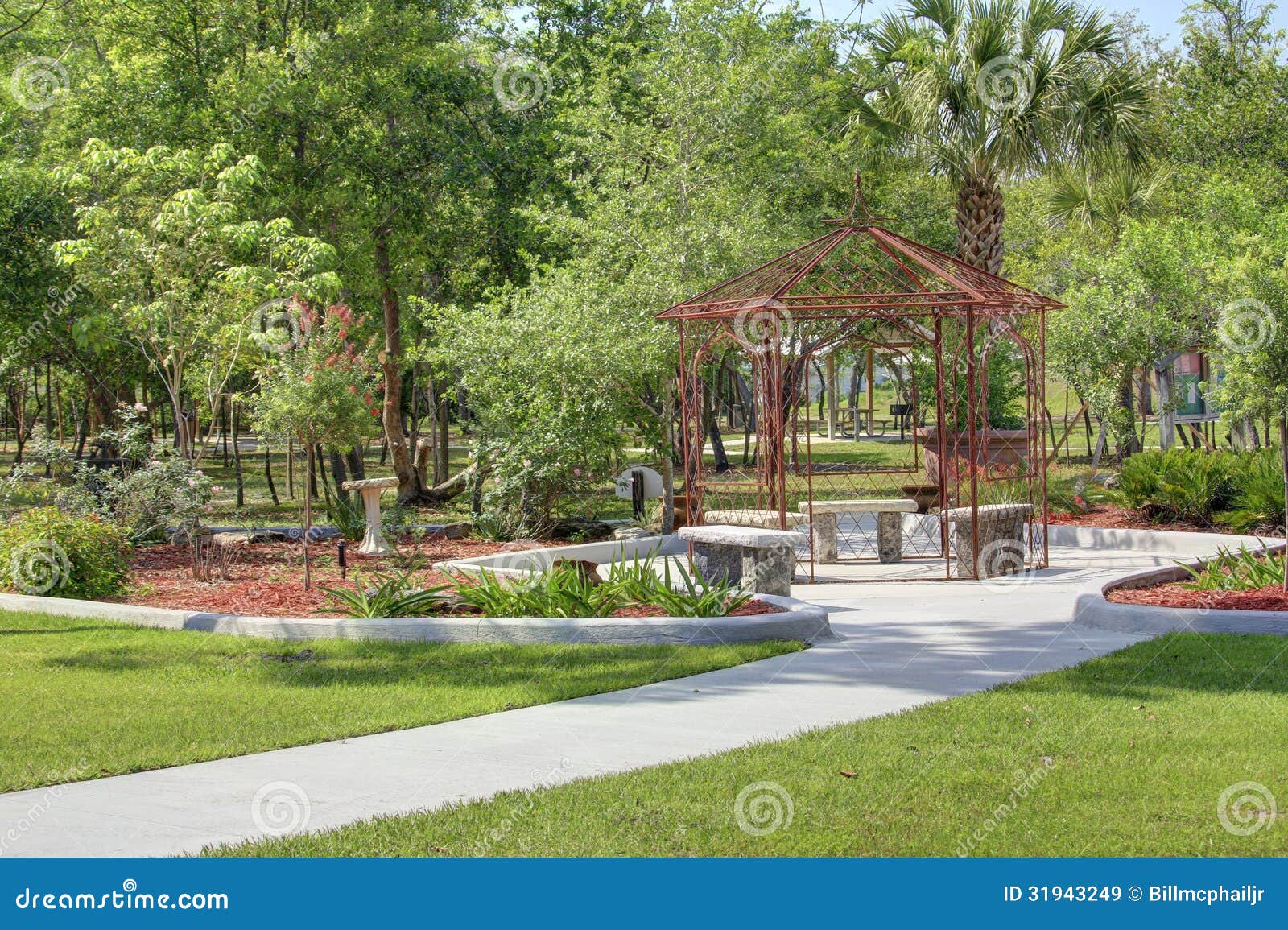 Park Rest Stop stock image. Image of debary, grass, gateway - 31943249