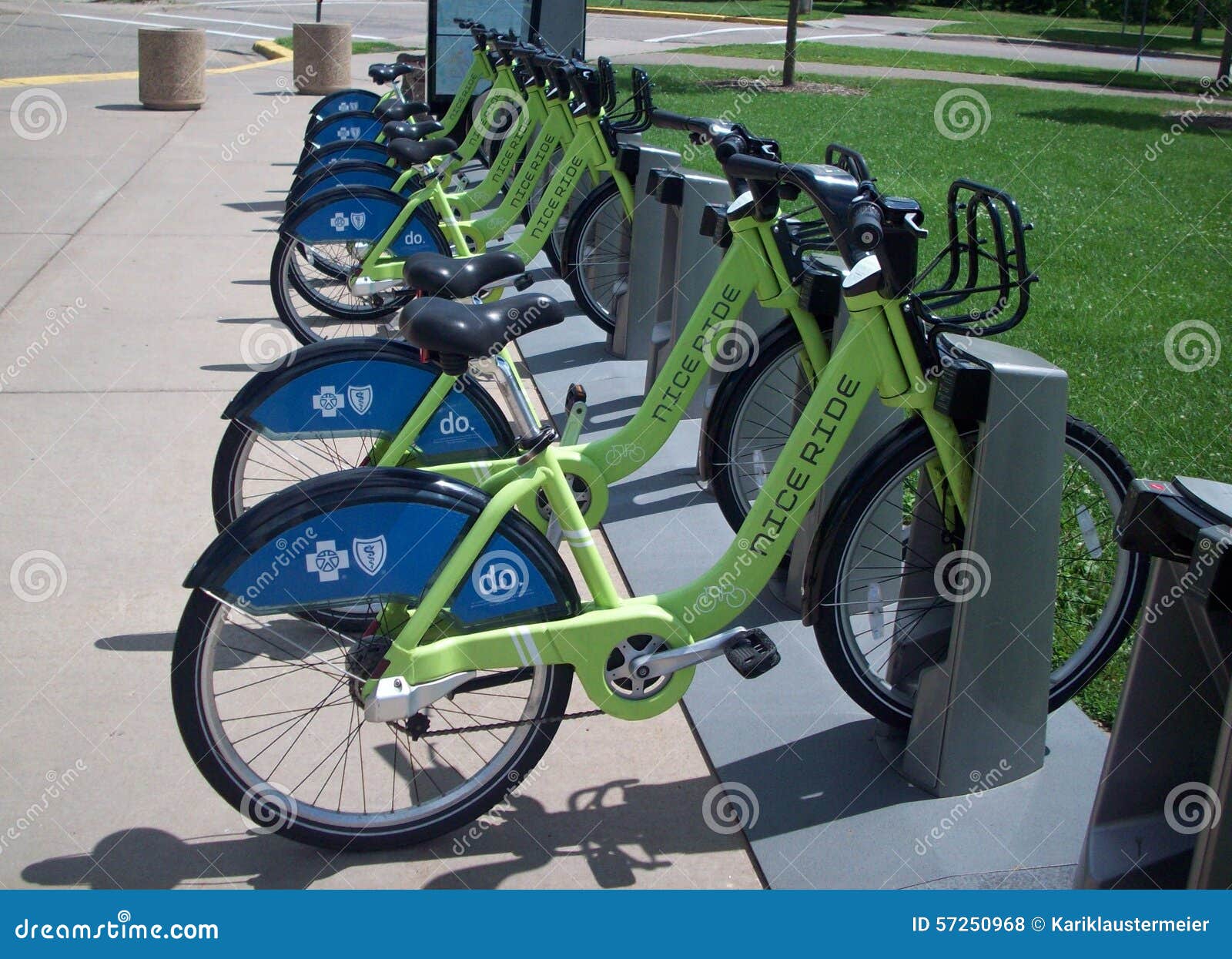 Park and Ride Bicycles editorial stock photo. Image of minnesota - 57250968