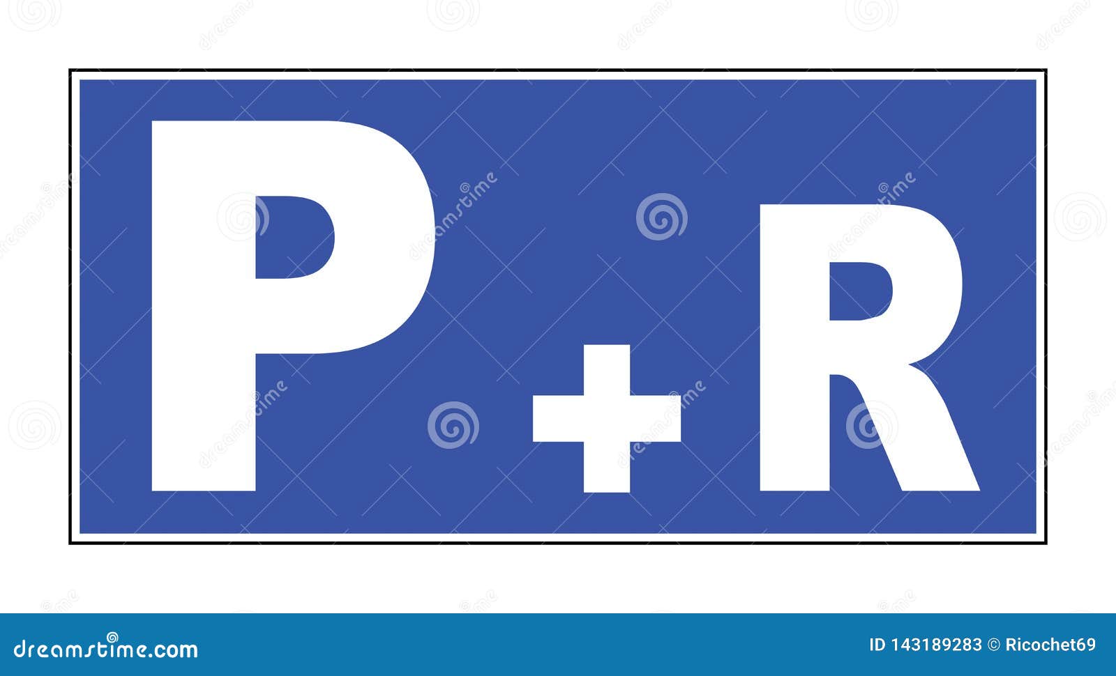 Park and ride sign stock illustration. Illustration of point - 143189283