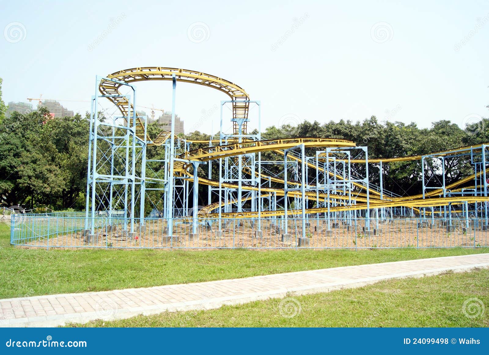 Park rides stock photo. Image of tourism, park, slide - 24099498