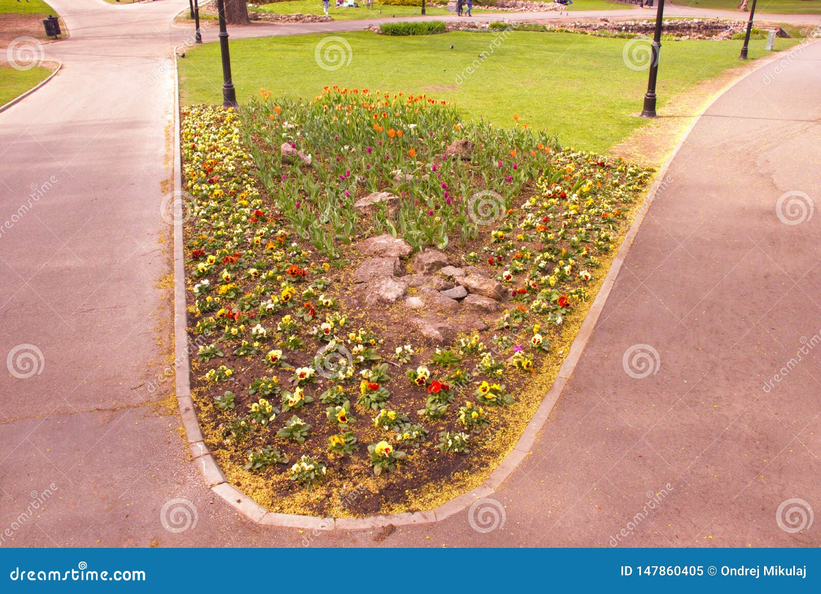 Park of Riga in Spring, Latvia, Europe Stock Image - Image of bright ...