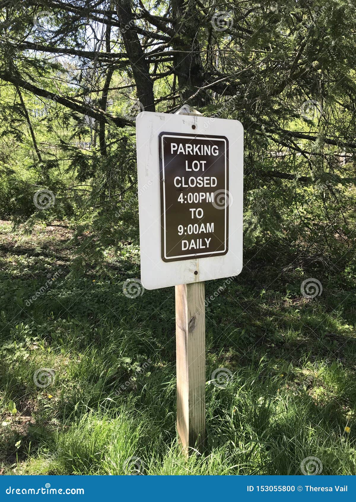 Park Sign stock photo. Image of parking, sign, park - 153055800