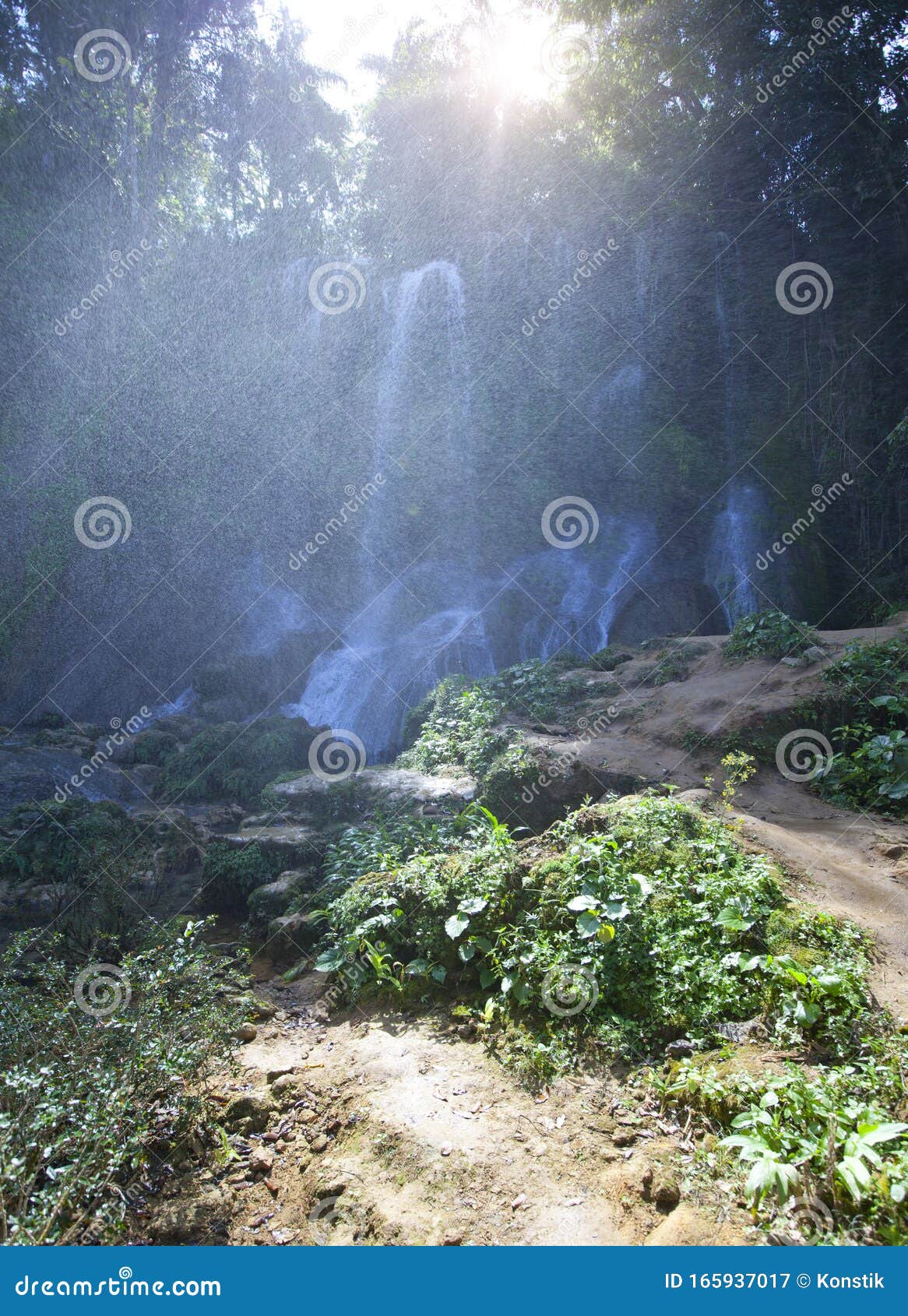 Park Soroa, Soroa Waterfall, Pinar Del Rio, Cuba Stock Image - Image of ...