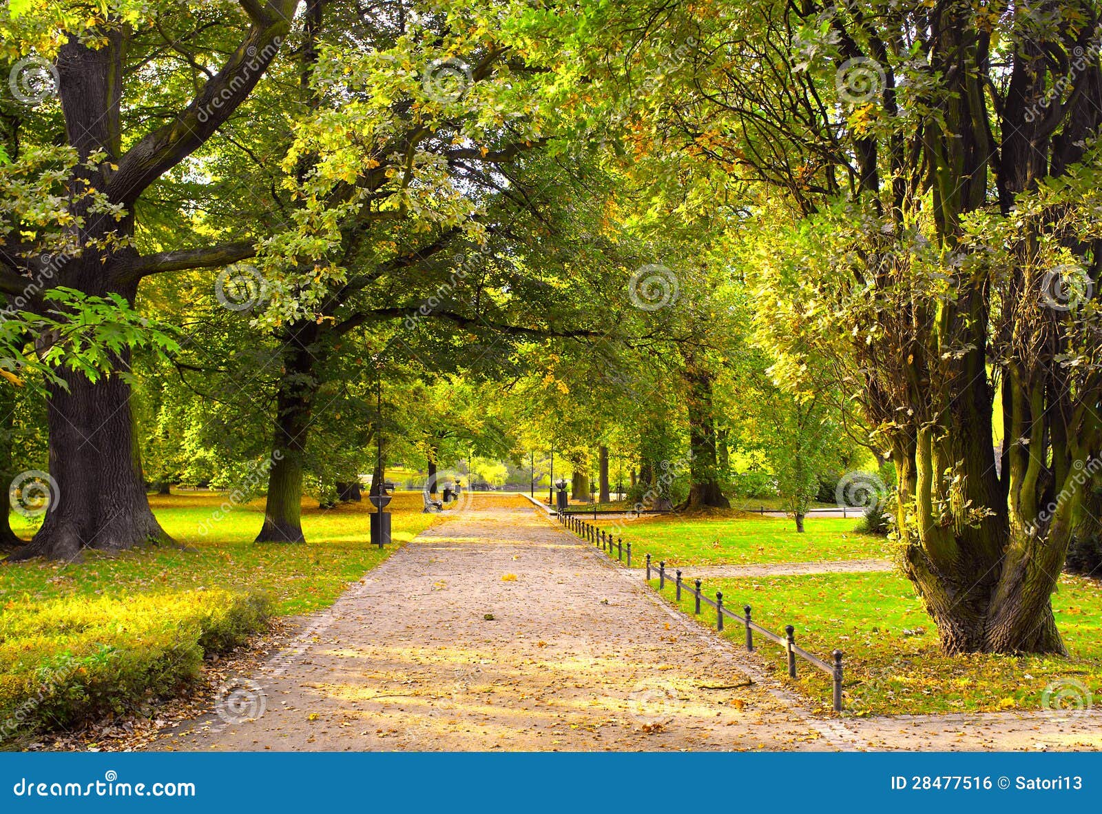 Park in spring time stock photo. Image of empty, nature - 28477516