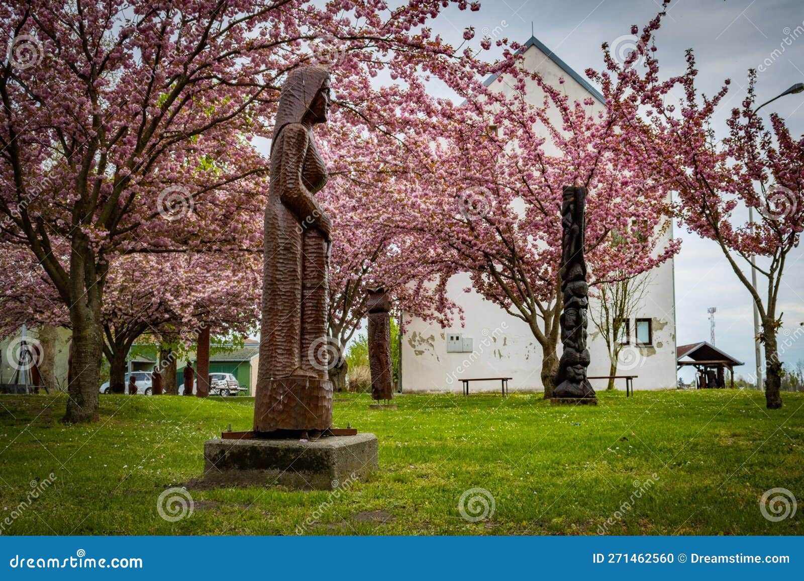 Park in Springtime.Nice Colors. Stock Photo - Image of produce, yard ...