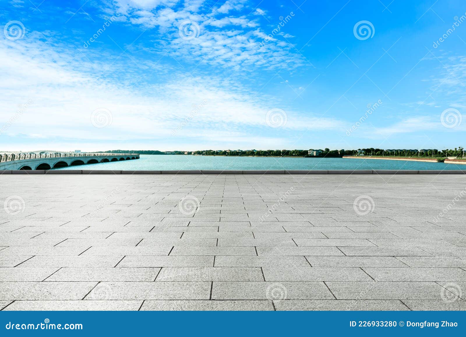 Park Square Roads and Natural Scenery in Spring Stock Photo - Image of ...