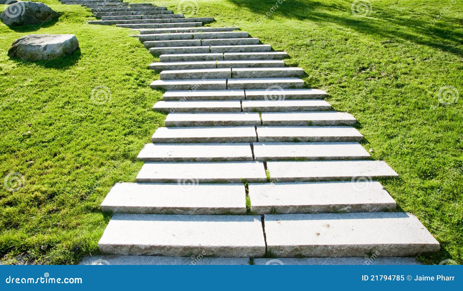 Park steps stock image. Image of nature, stone, step - 21794785