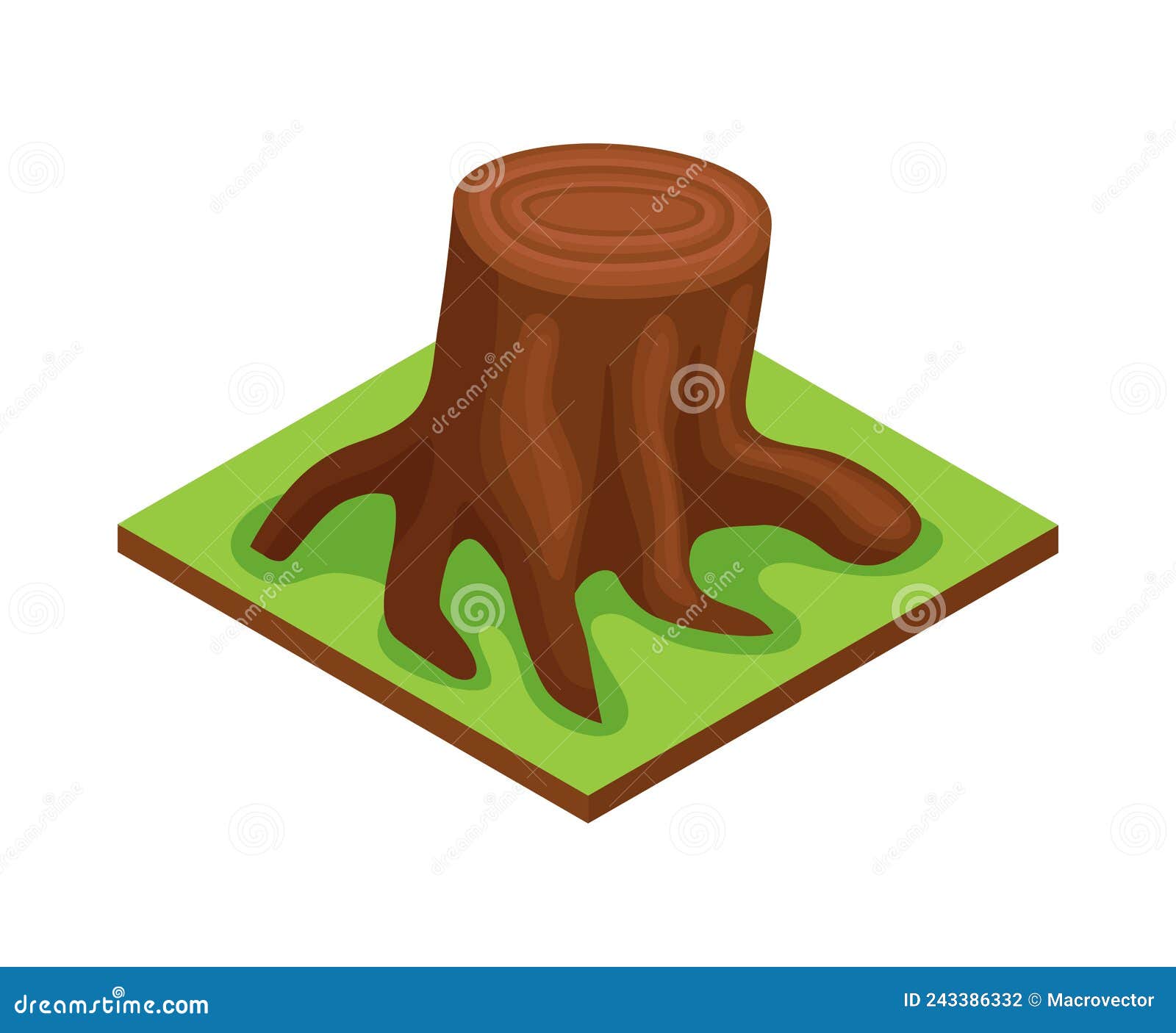 Park Stub Isometric Composition Stock Vector - Illustration of concept ...