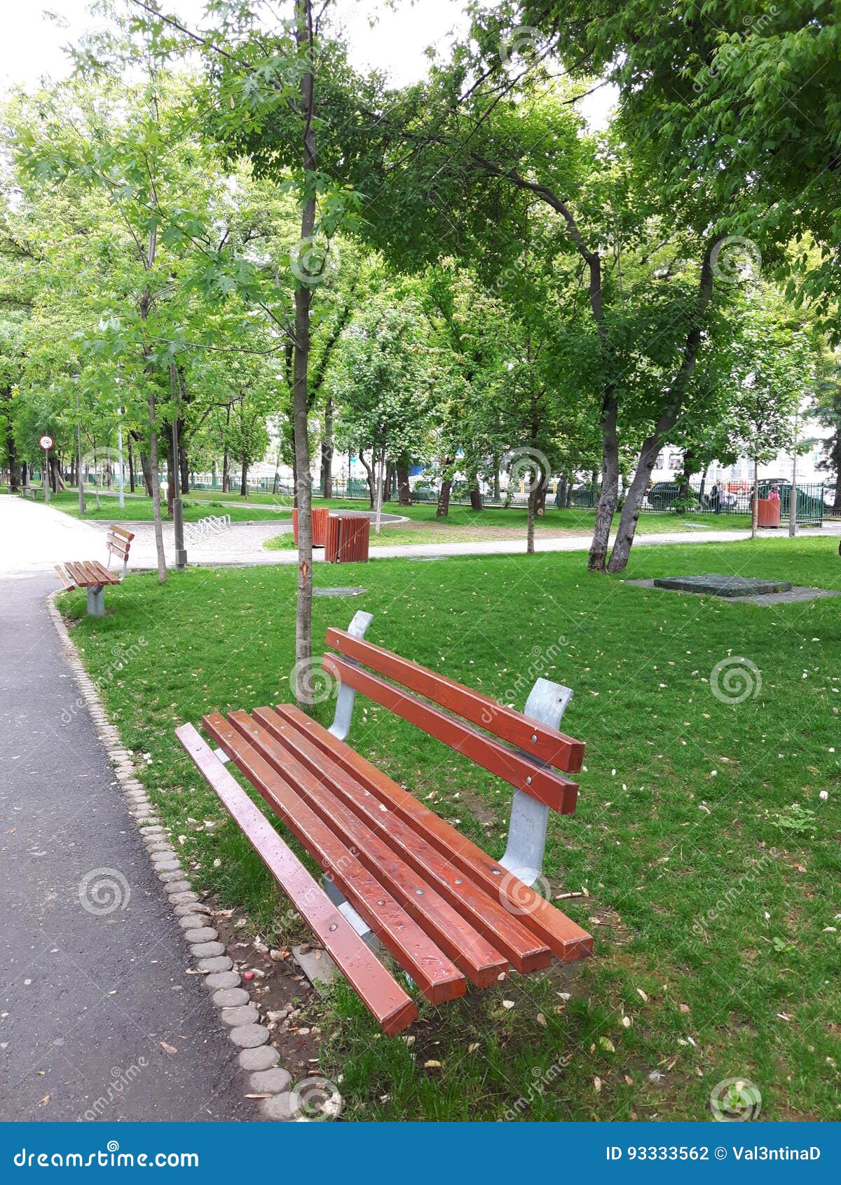 Park style stock photo. Image of style, trees, outdoor - 93333562