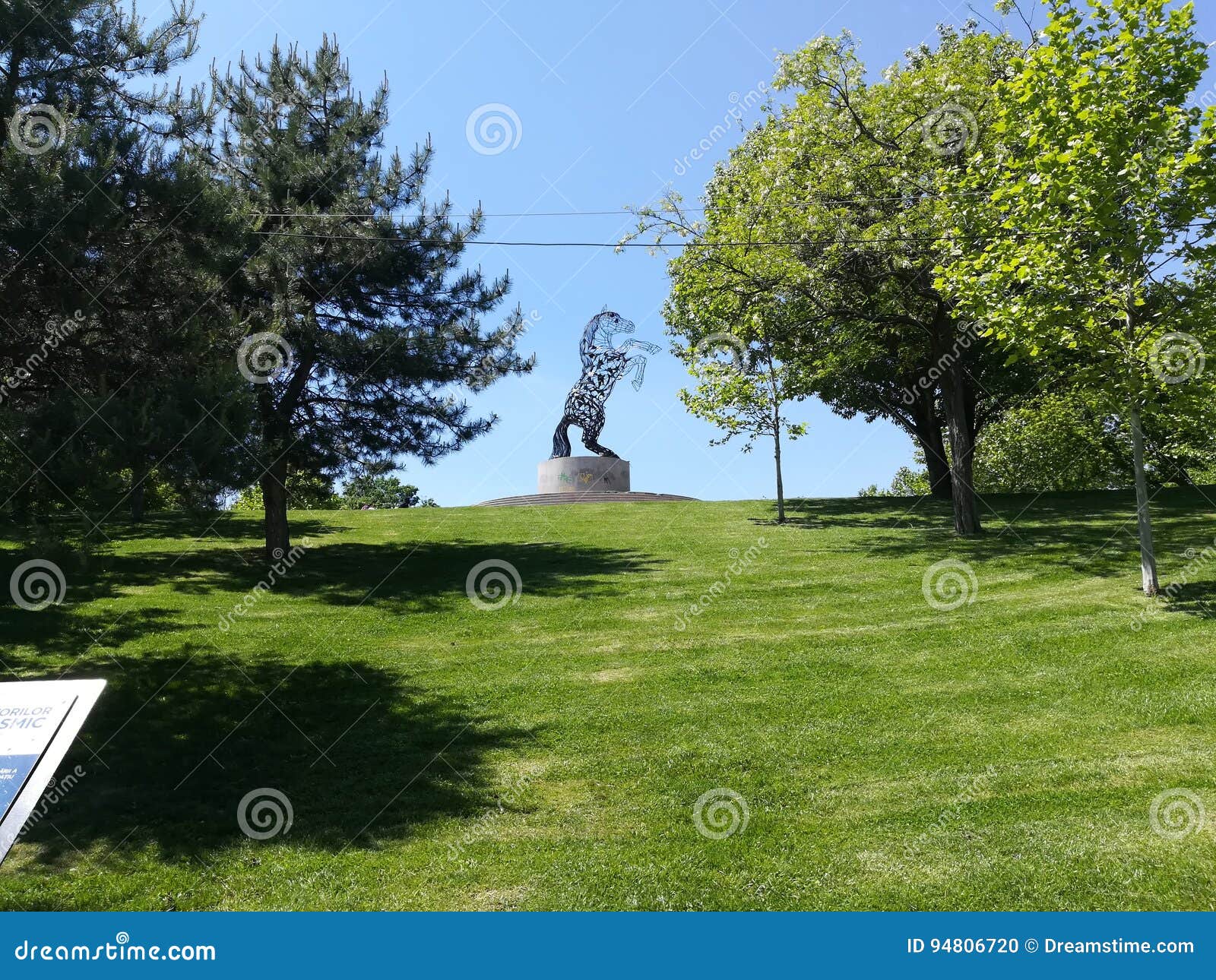 Park Titan in Bucharest stock photo. Image of plantes - 94806720
