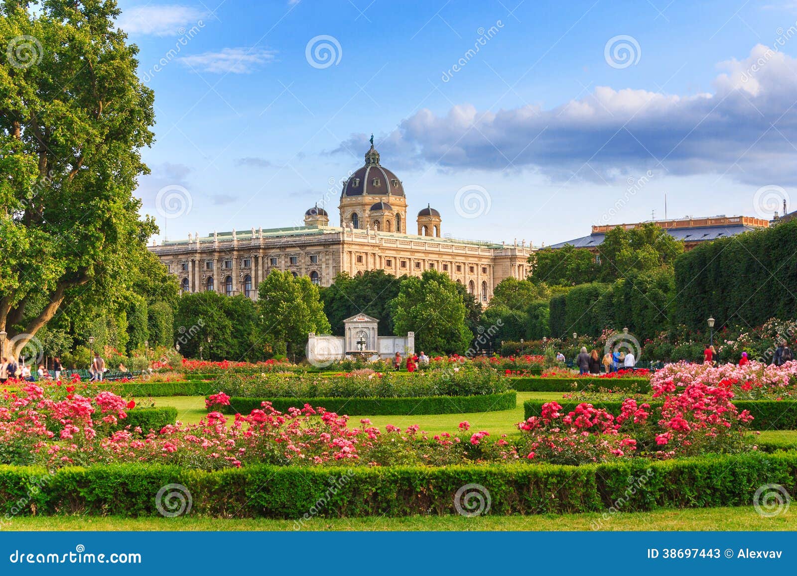 Park in Vienna stock image. Image of view, tourism, city - 38697443