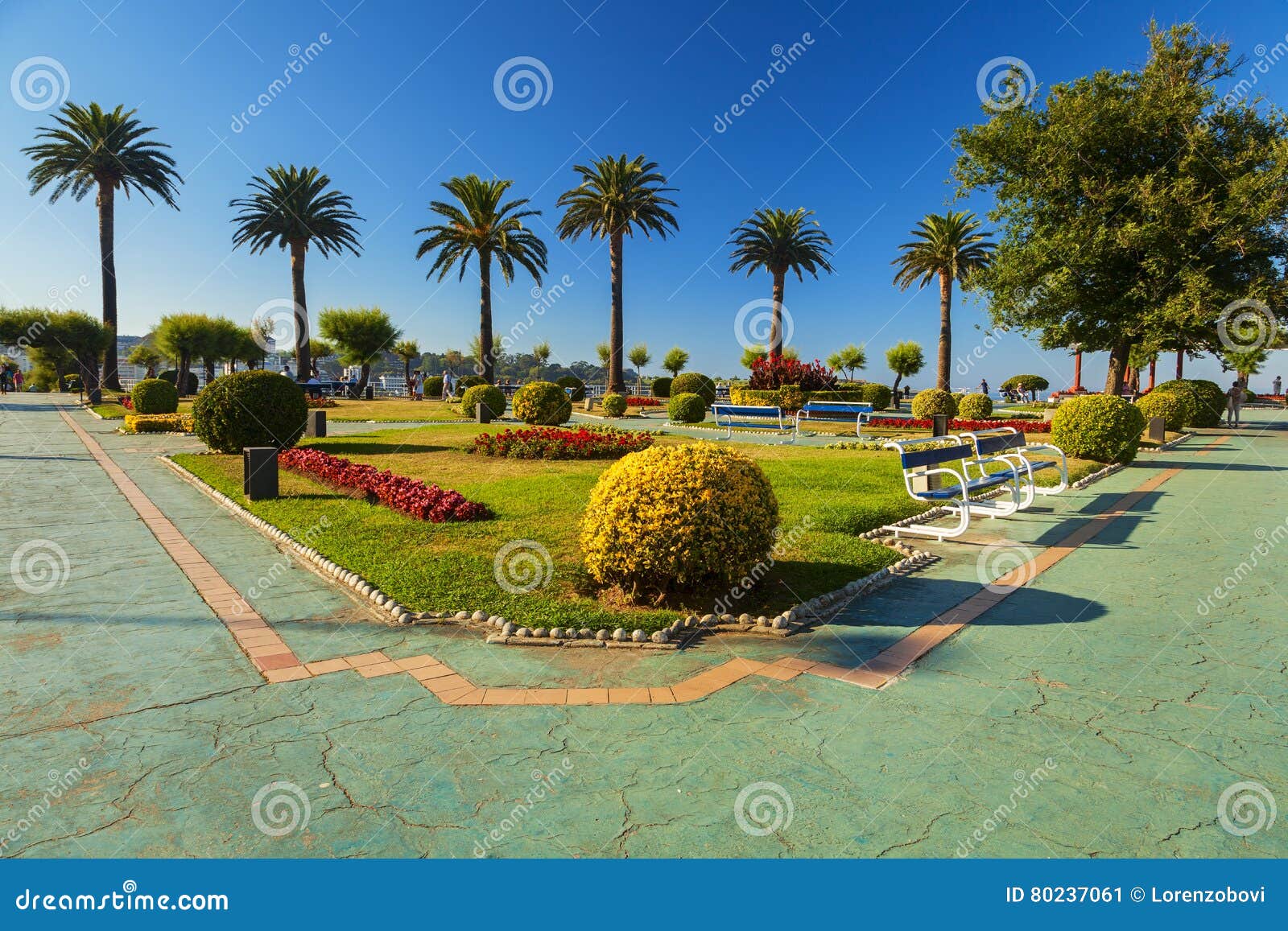 Park View in the City of Santander Stock Image - Image of green, travel ...