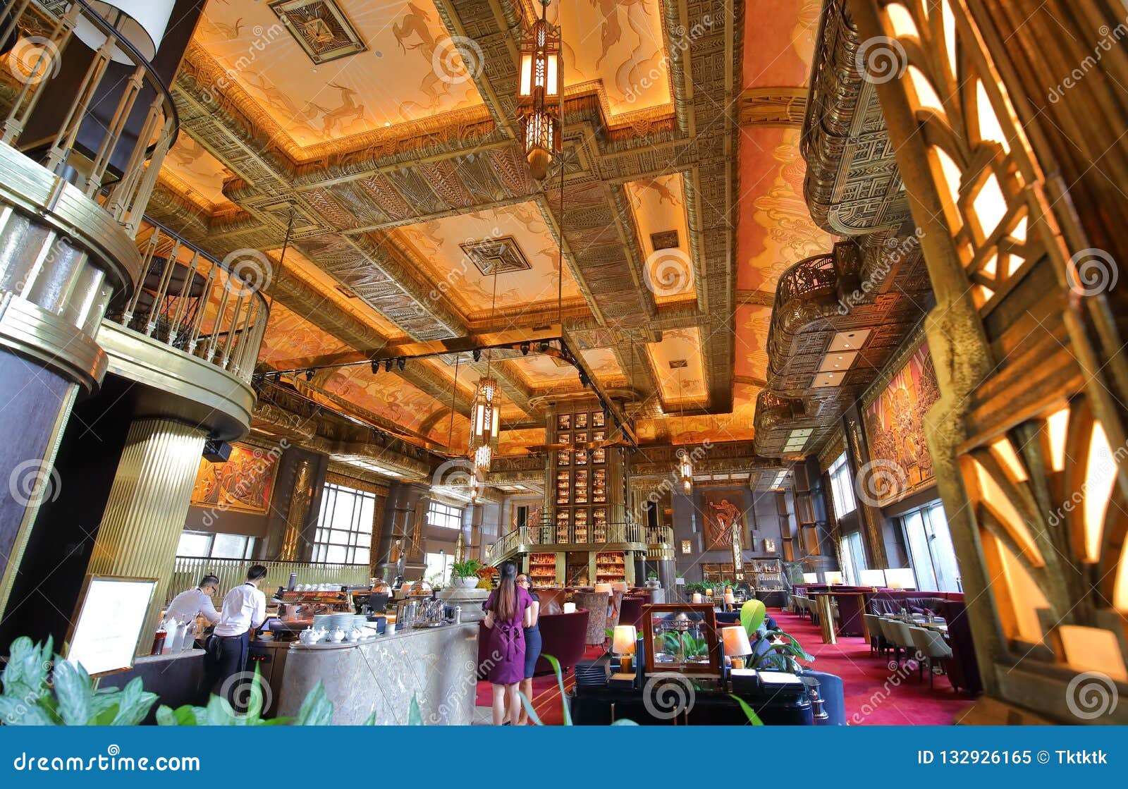 Park View Square Cafe Restaurant Singapore Editorial Image - Image of ...