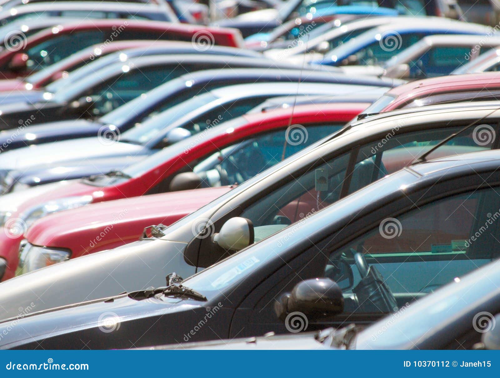 Parked cars stock photo. Image of parked, automobiles - 10370112