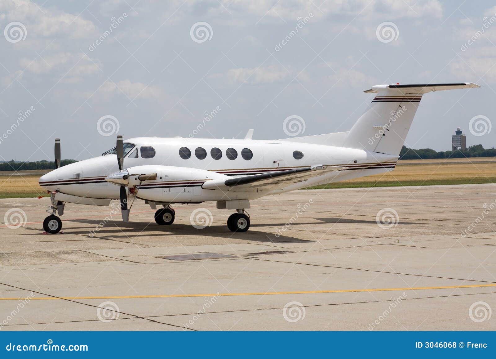 Parked Private Business Jets Stock Photo - Image of transportation ...