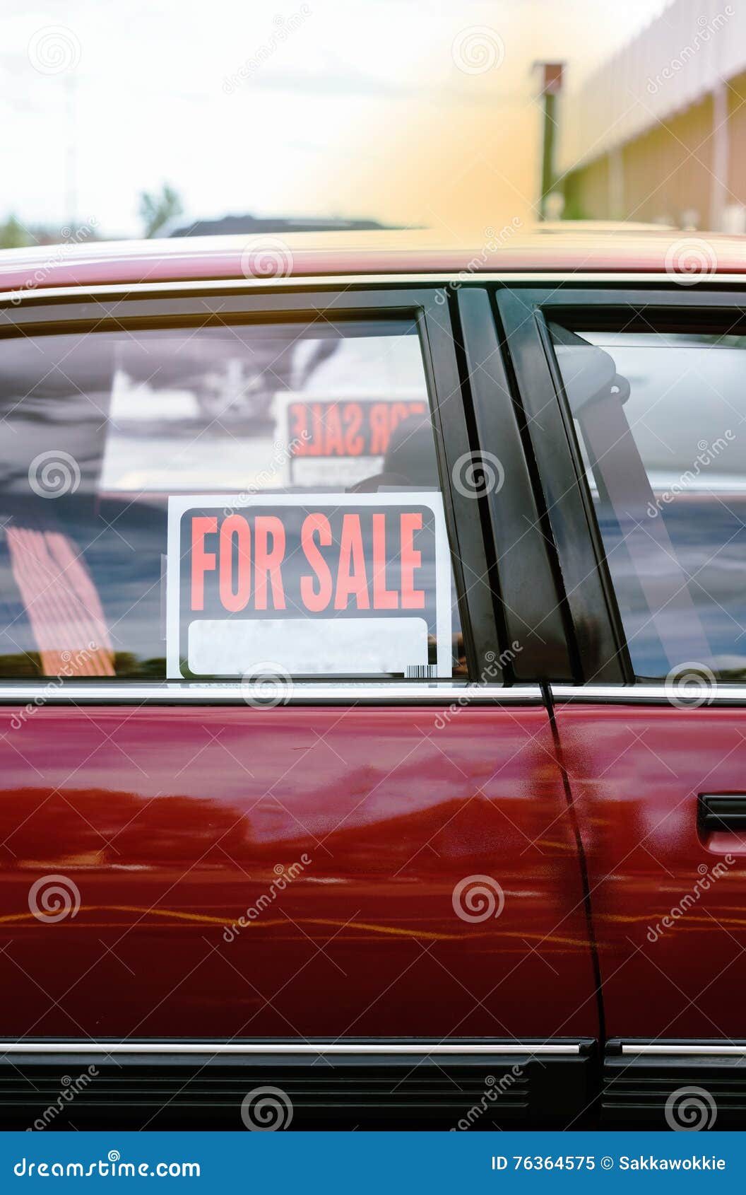 Parked Shiny Red Car for Sale Stock Image - Image of bright, parked ... Parked Shiny Red Car for Sale Stock Image - Image of bright, parked ...