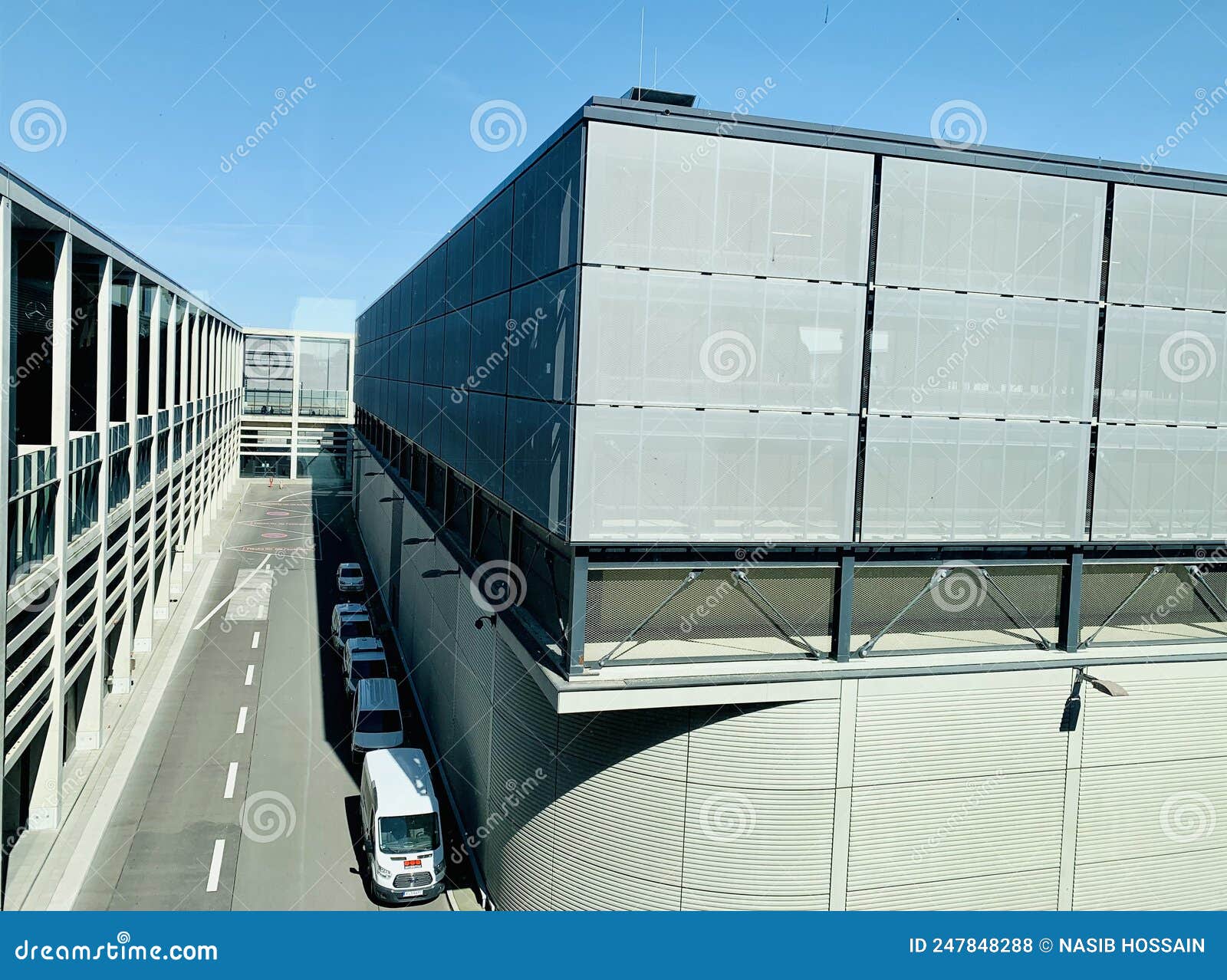 Parked Vehicles Around High Rise Multiple Buildings Editorial Stock ...