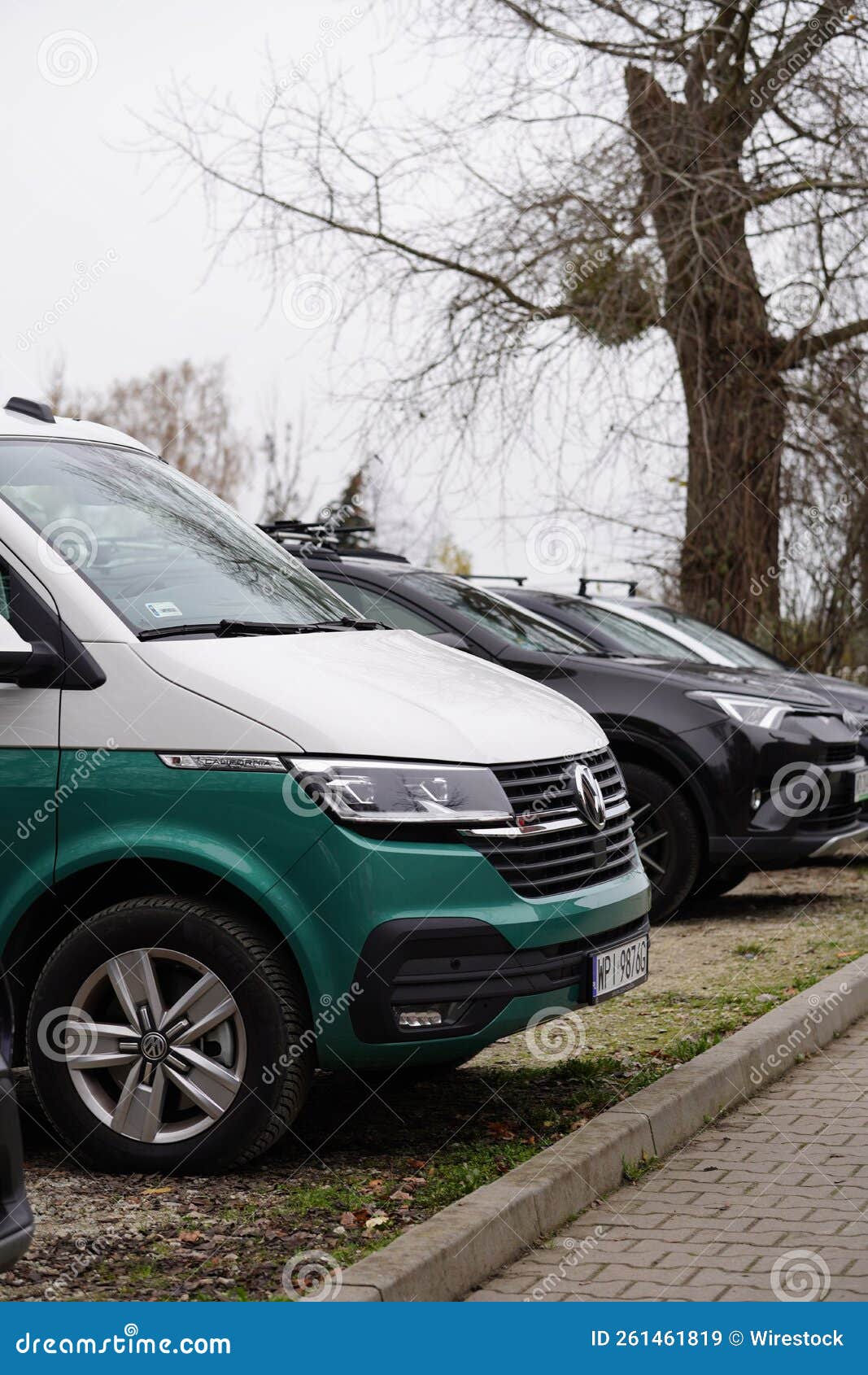 Parked Volkswagen California Van by a Park Editorial Stock Image ...