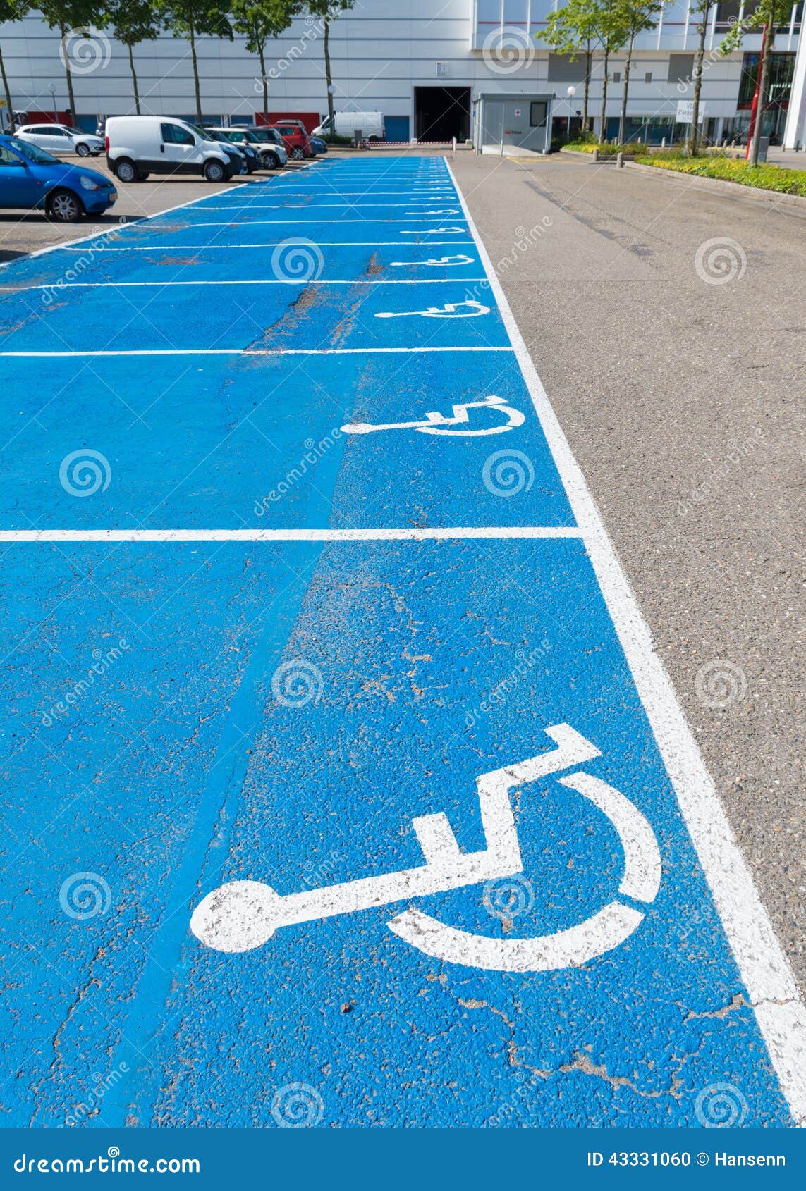 Parking area for disabled stock photo. Image of accessible - 43331060