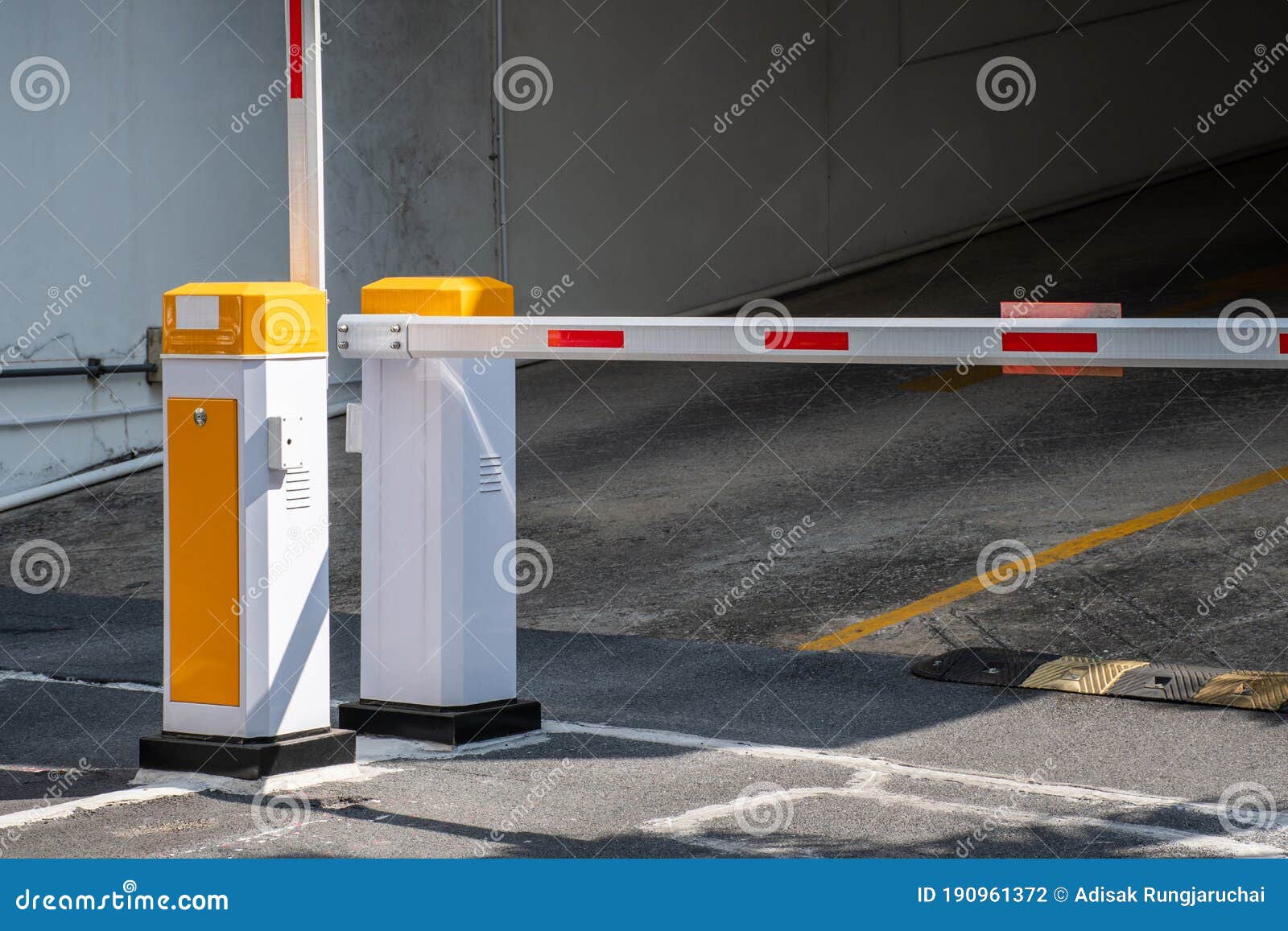 Parking Barrier System, Automatic Car Park Security System Stock Photo ...
