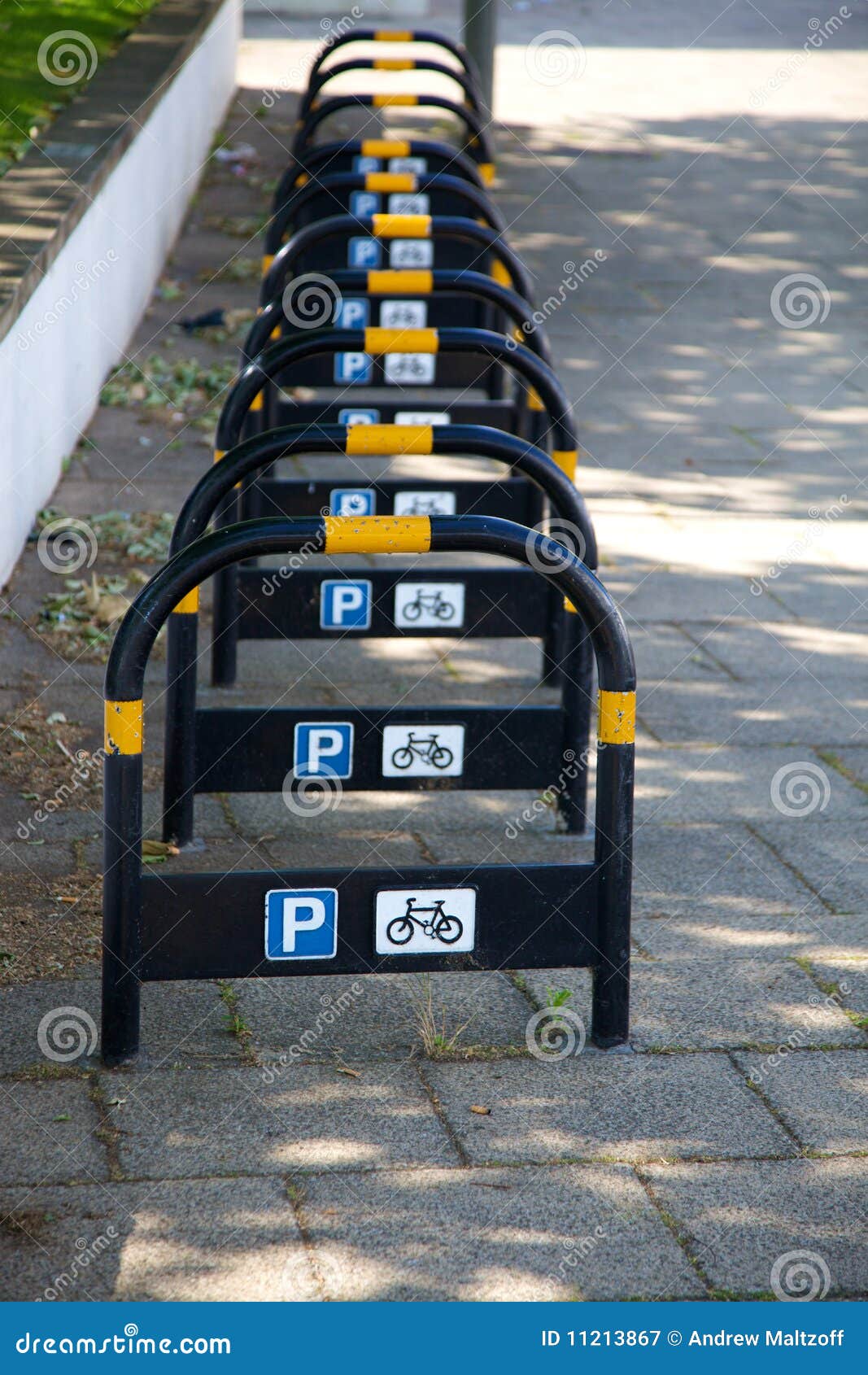 Parking for Bikes stock image. Image of footpath, theft - 11213867