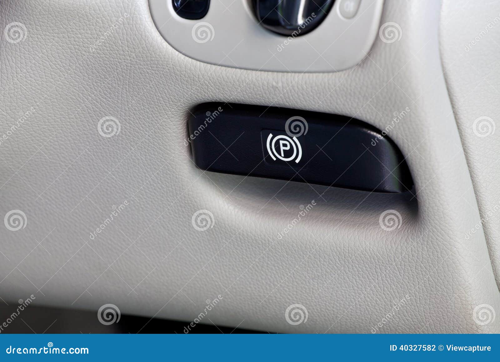 Parking Brake Release Handle Stock Photo - Image of dashboard, interior ...