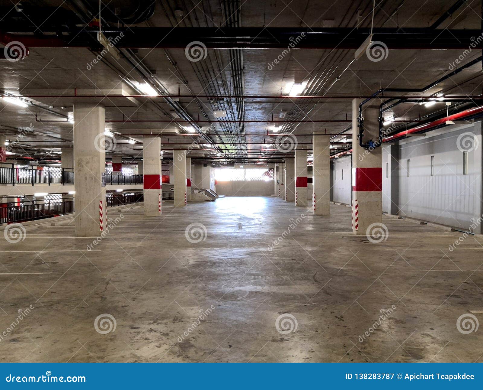 Parking in the building stock image. Image of traffic - 138283787