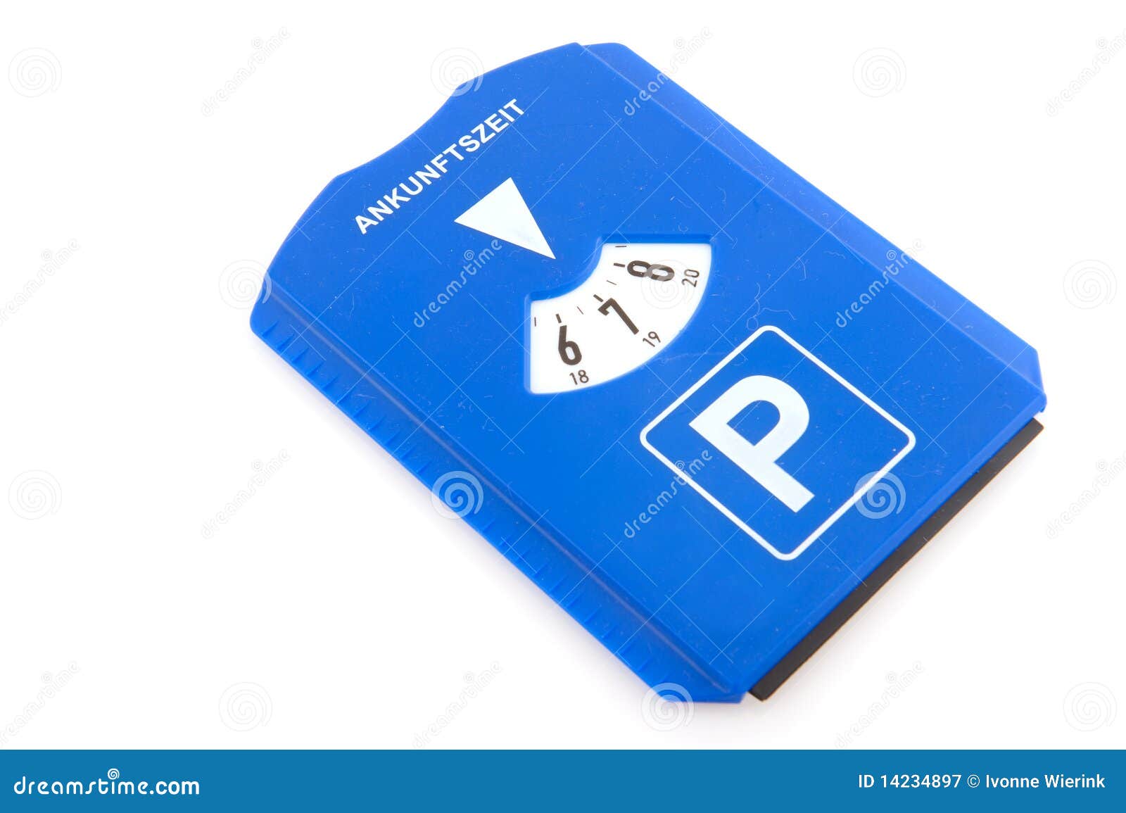Parking Card With A Car And A Road Map Royalty-Free Stock Image ...