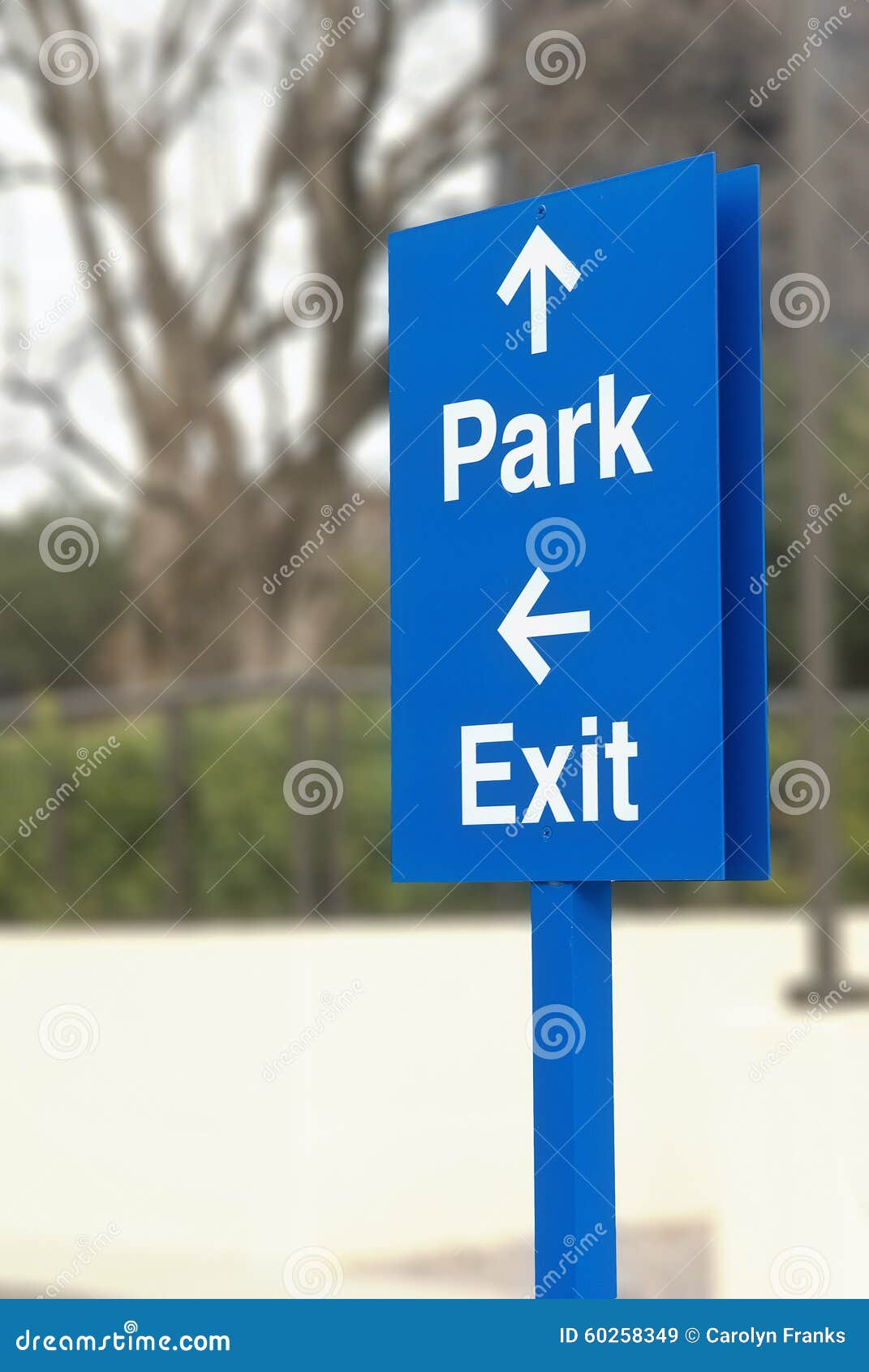 Parking Directions Sign stock image. Image of vertical - 60258349