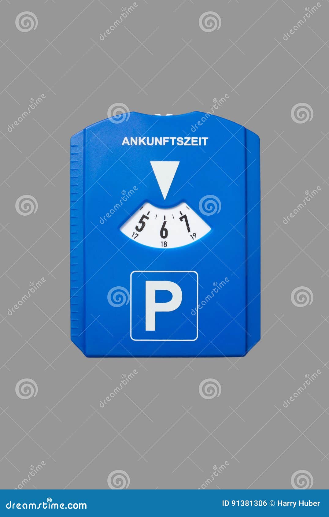 Parking disc stock illustration. Illustration of disc - 91381306