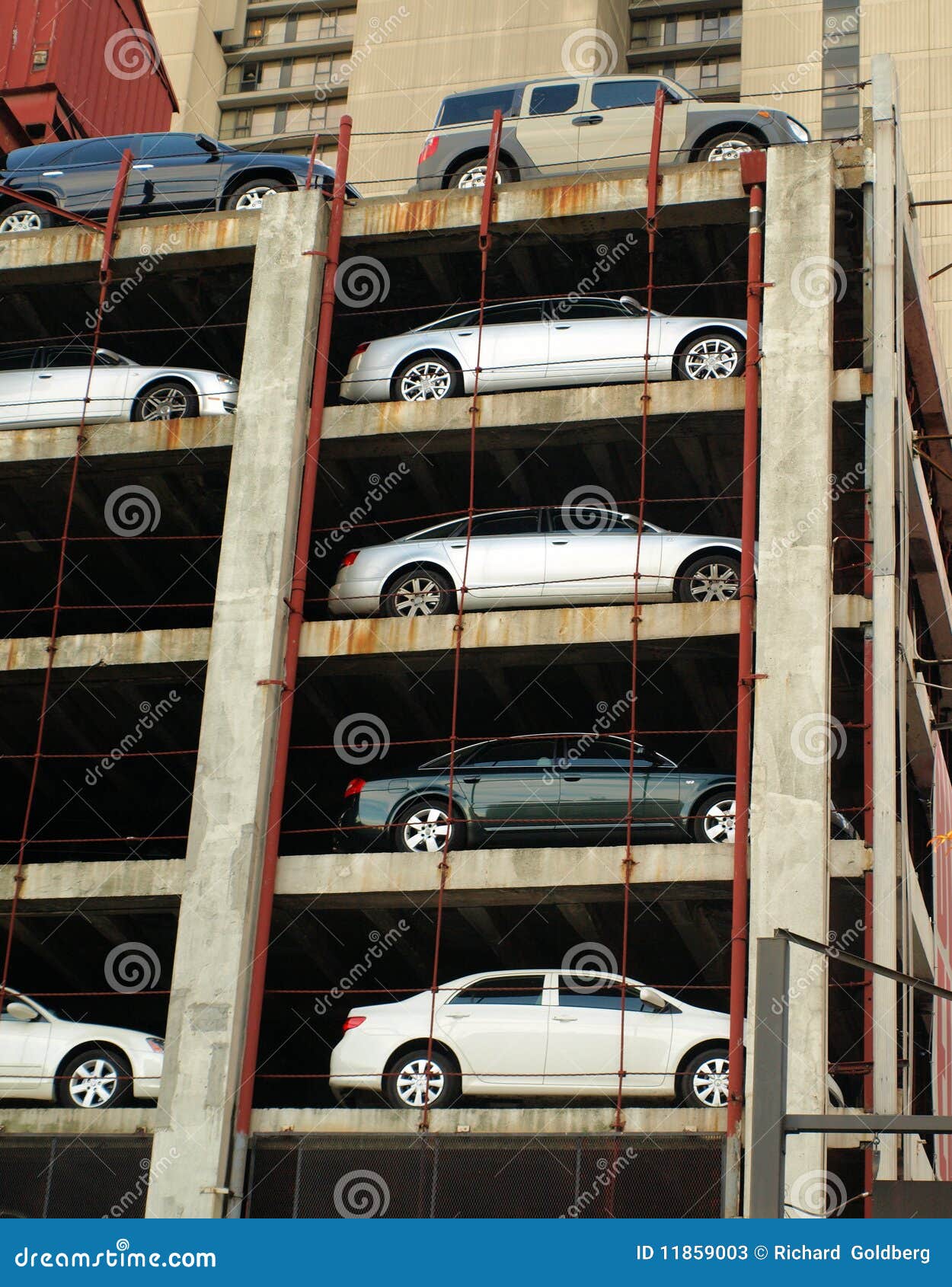 Parking Garage stock image. Image of crowding, cars, automobiles - 11859003