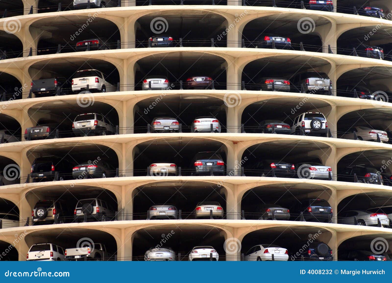 Parking Garage stock photo. Image of industrial, modern - 4008232