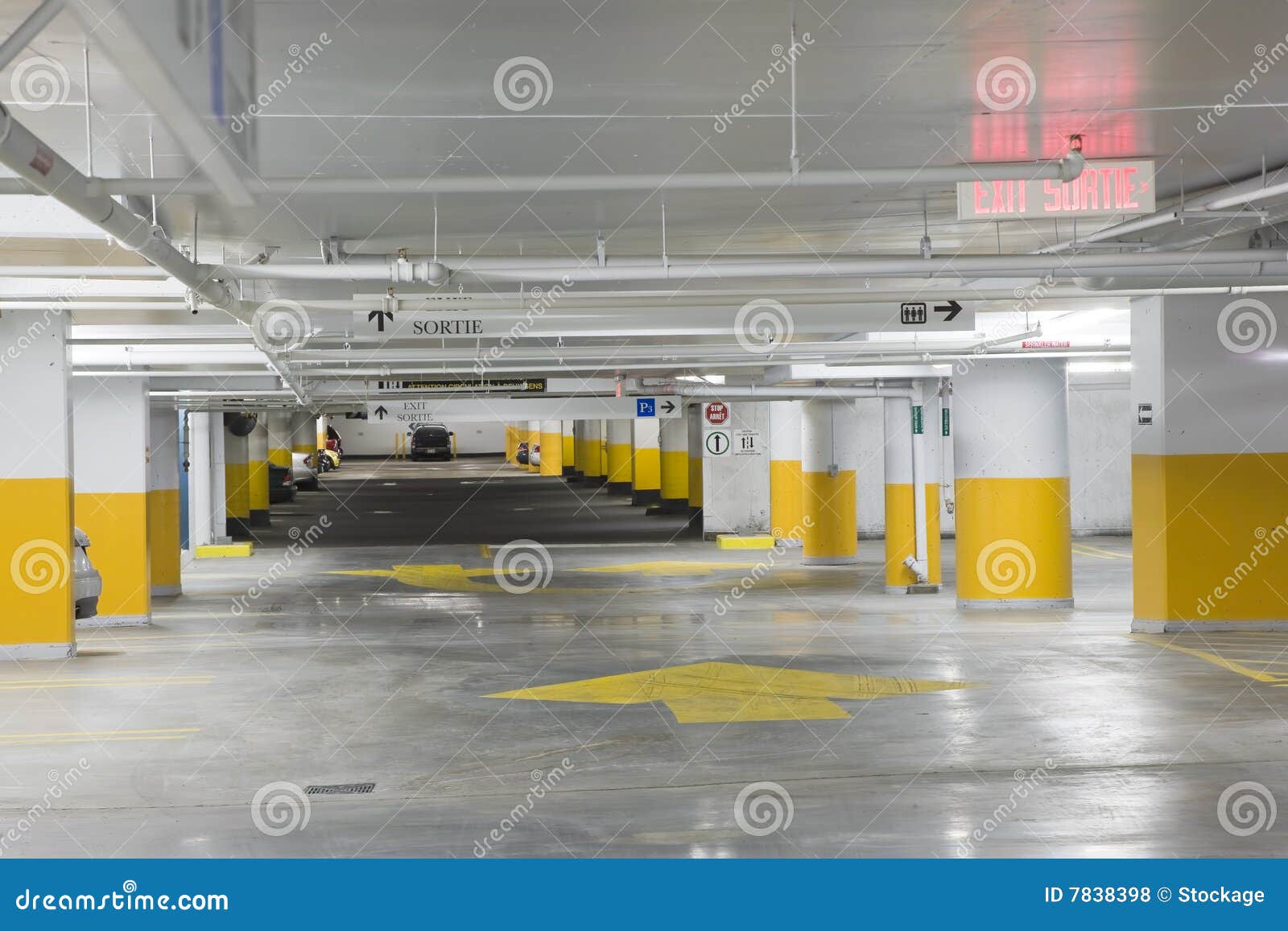 Parking garage stock photo. Image of parking, perspective - 7838398