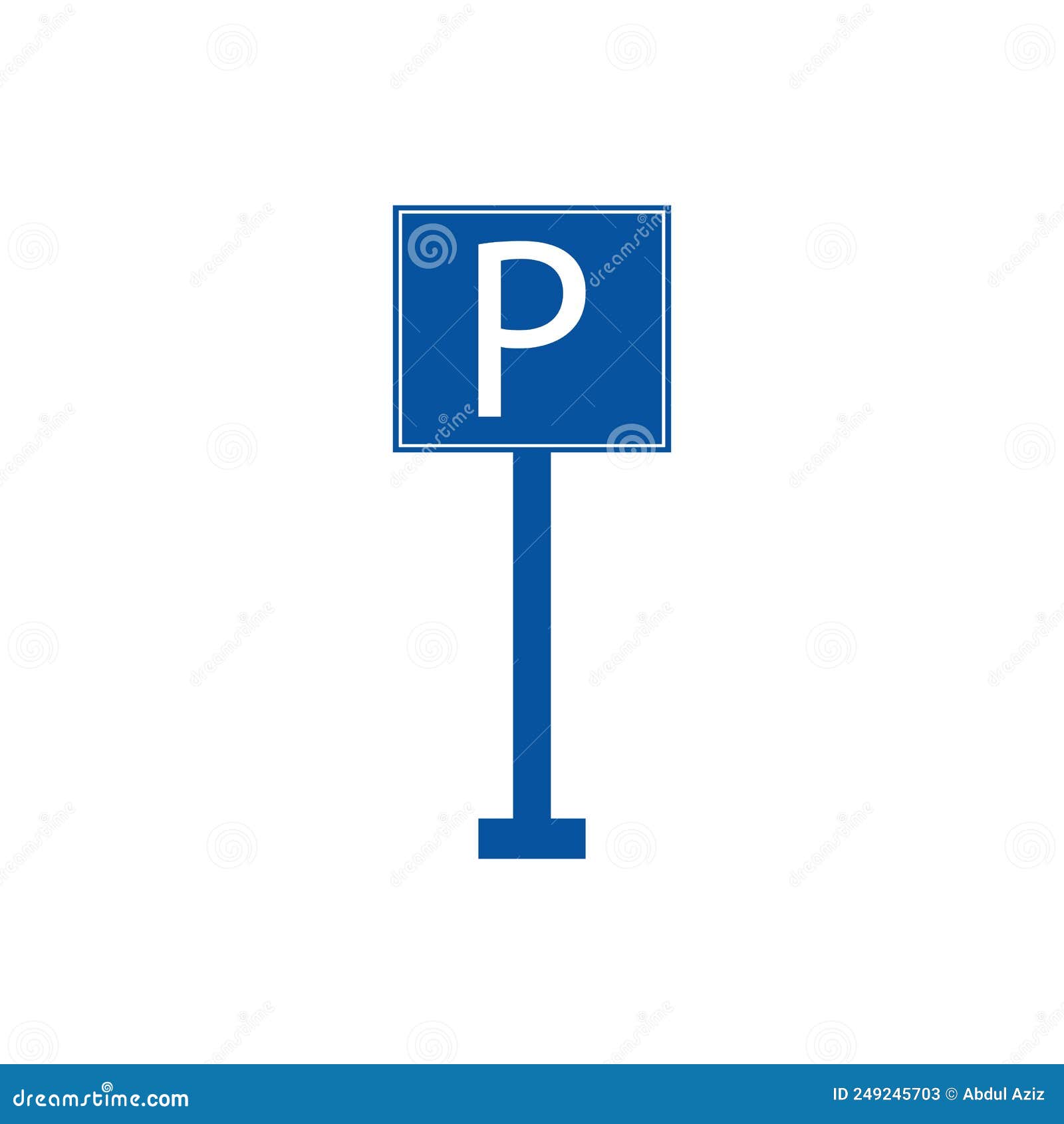 Parking Icon Logo Free Vector Stock Vector - Illustration of template ...