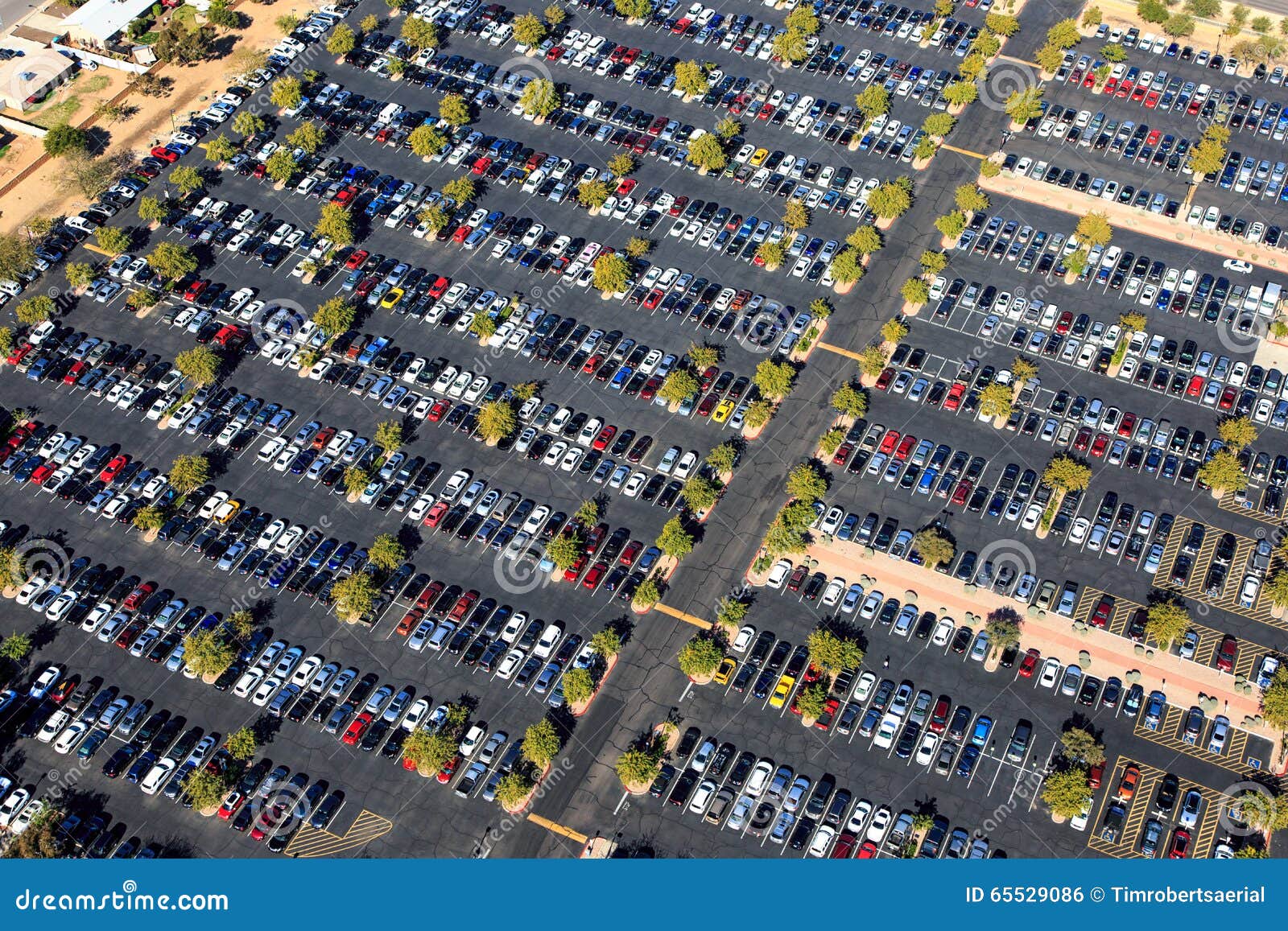 Parking Lot stock photo. Image of bumps, rows, speed - 65529086