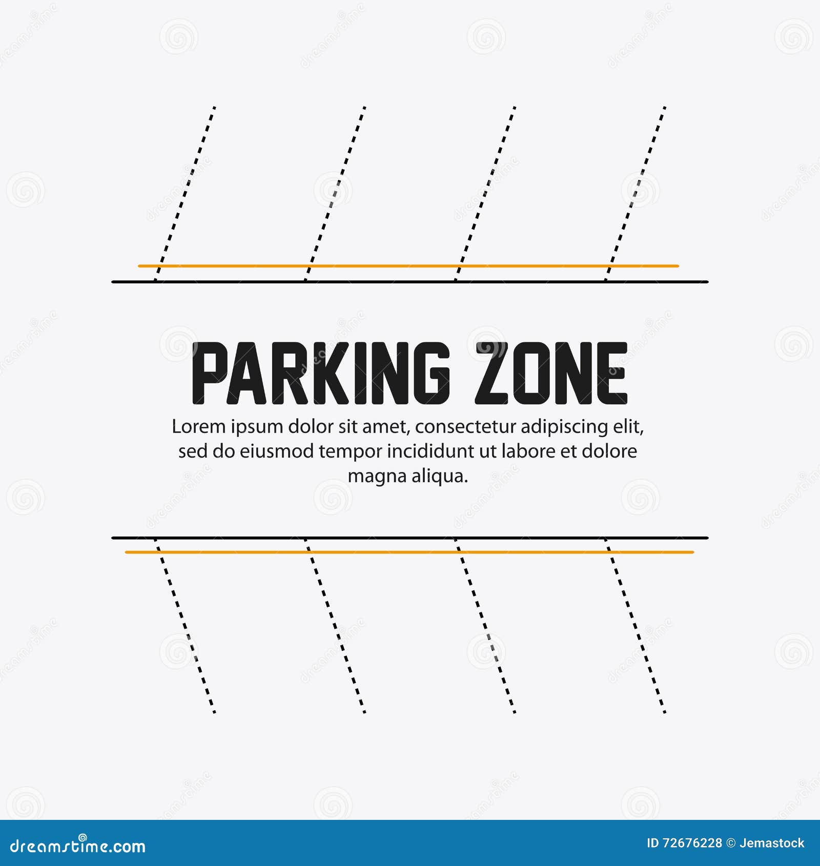 Parking Lot Design. Park Icon. White Background , Vector Graphi ...