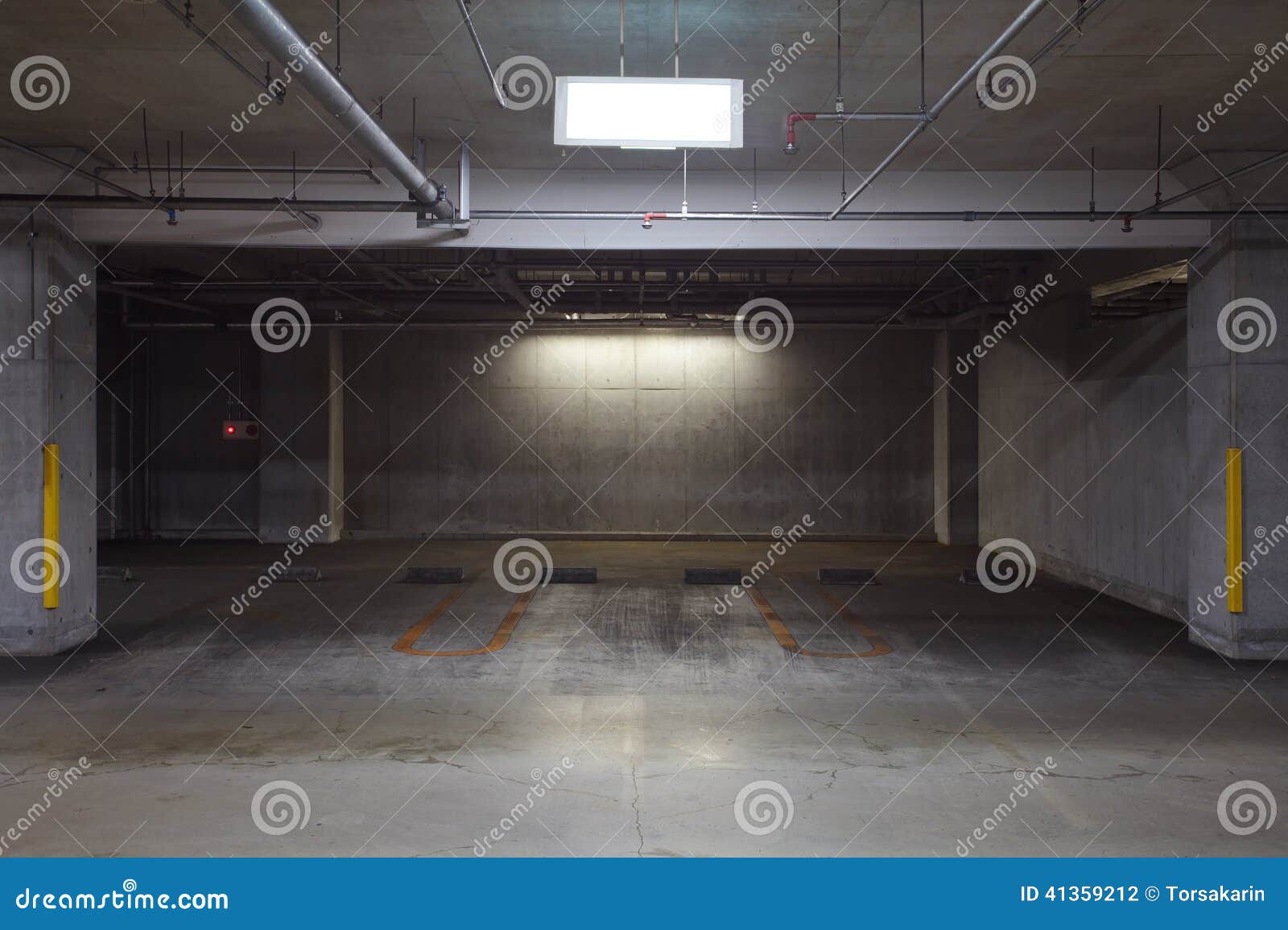 Parking Lot stock photo. Image of fresh, park, empty - 41359212