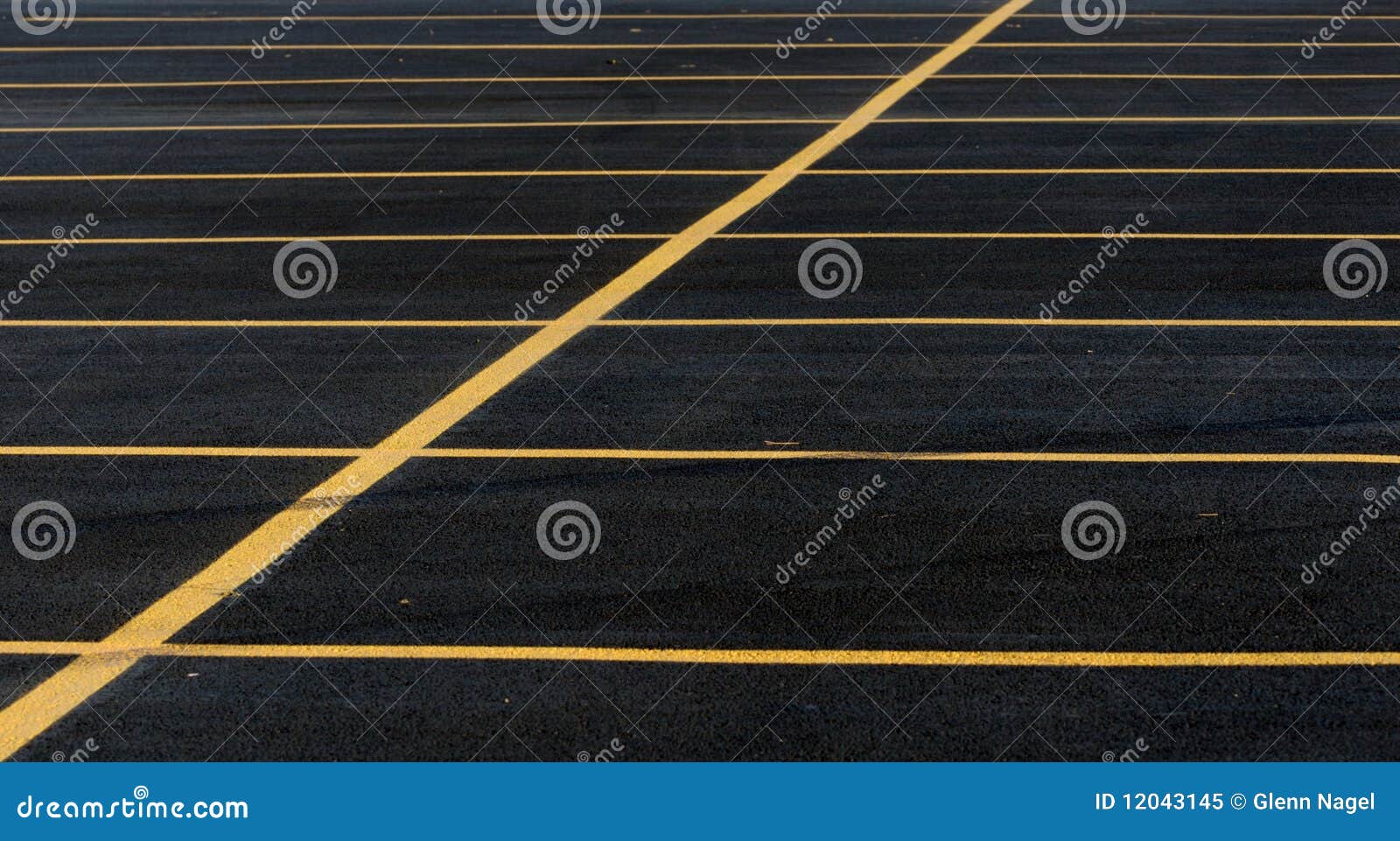 Parking Lot Lines stock image. Image of blacktop, black - 12043145