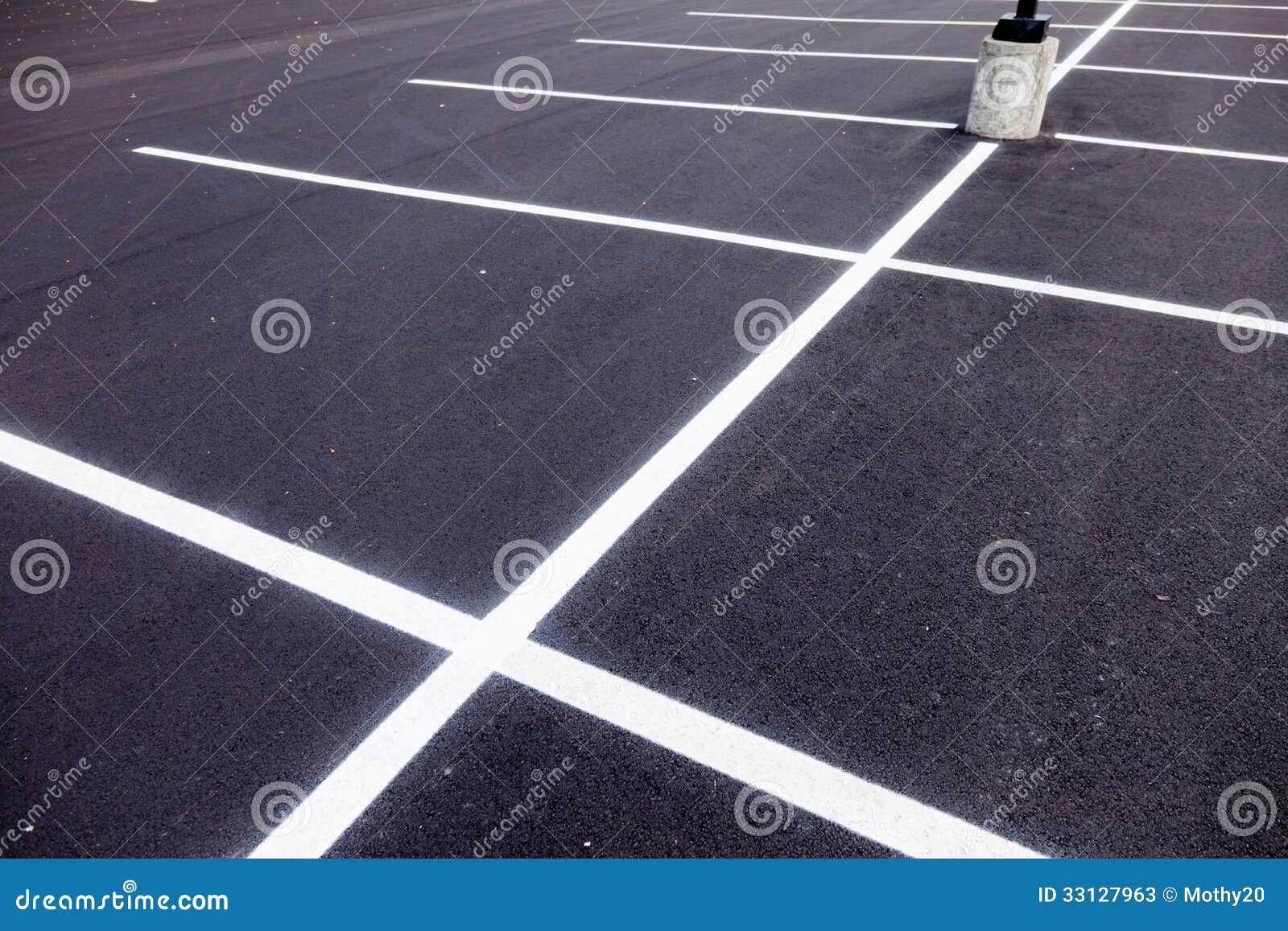 Parking Lot Painted Lines stock image. Image of vertical - 33127963