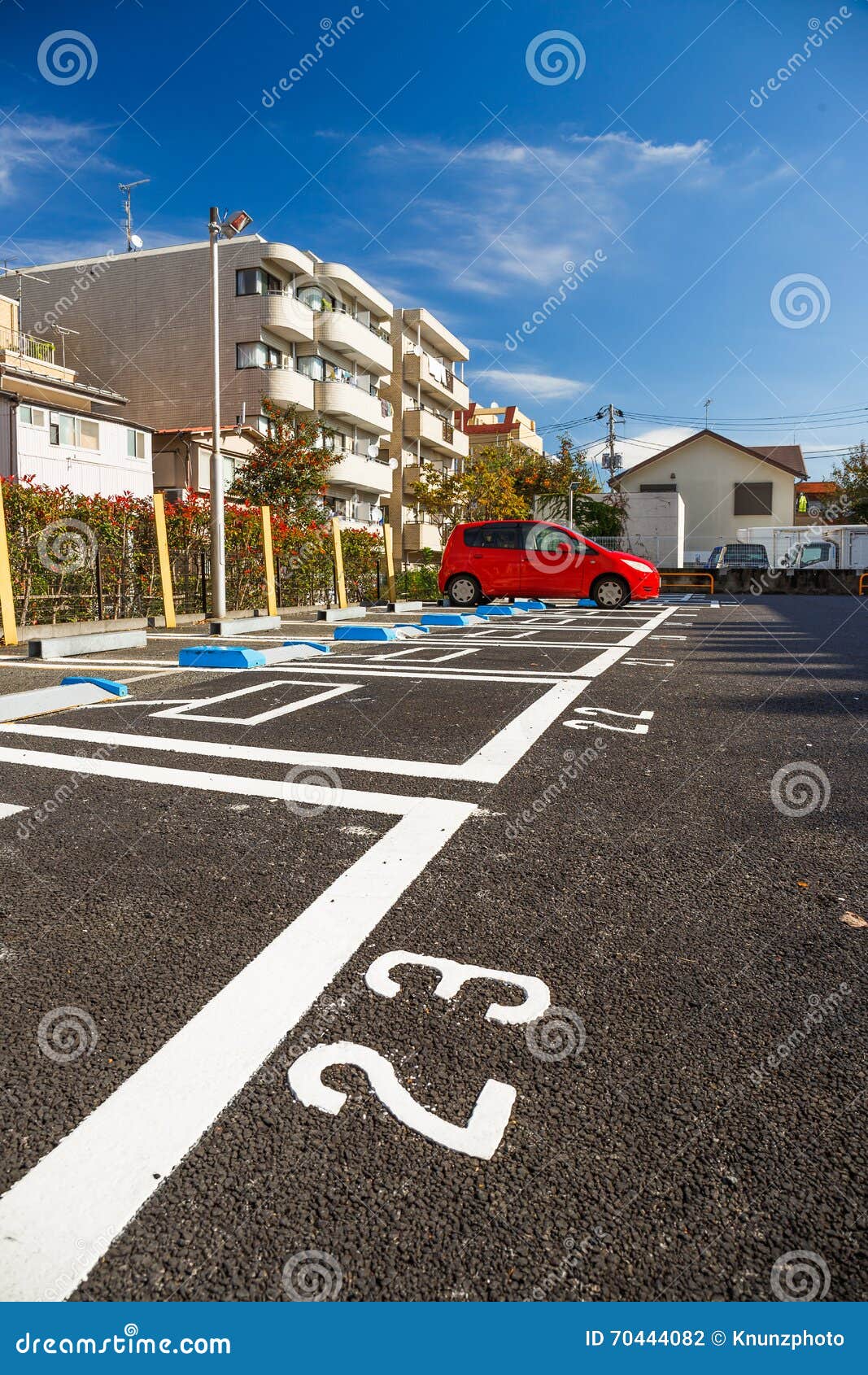 Parking lot stock photo. Image of carpark, paint, black - 70444082