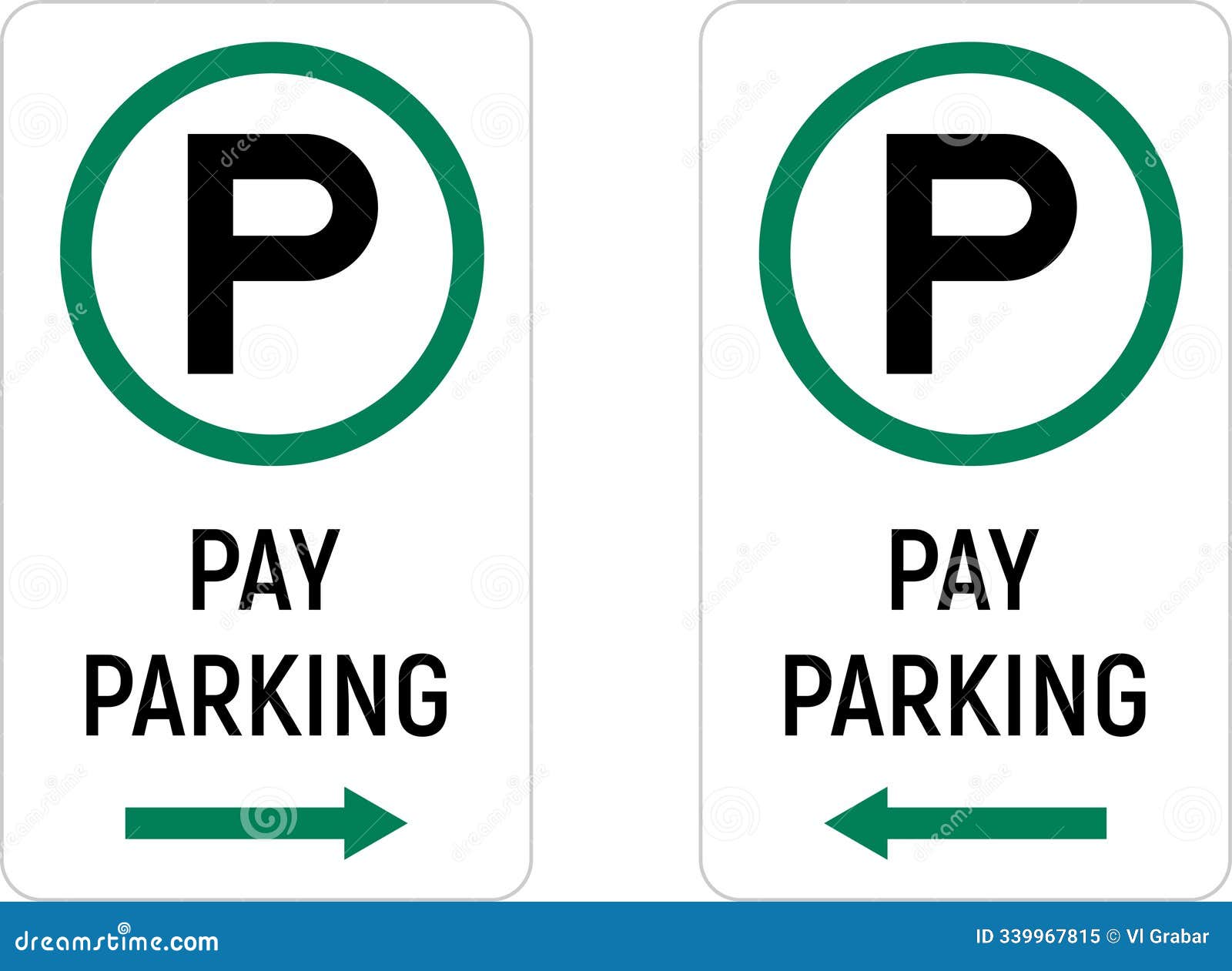 Parking Lot, Road Signs, Set, Vector Icon. Parking Signs Vector. Stock ...