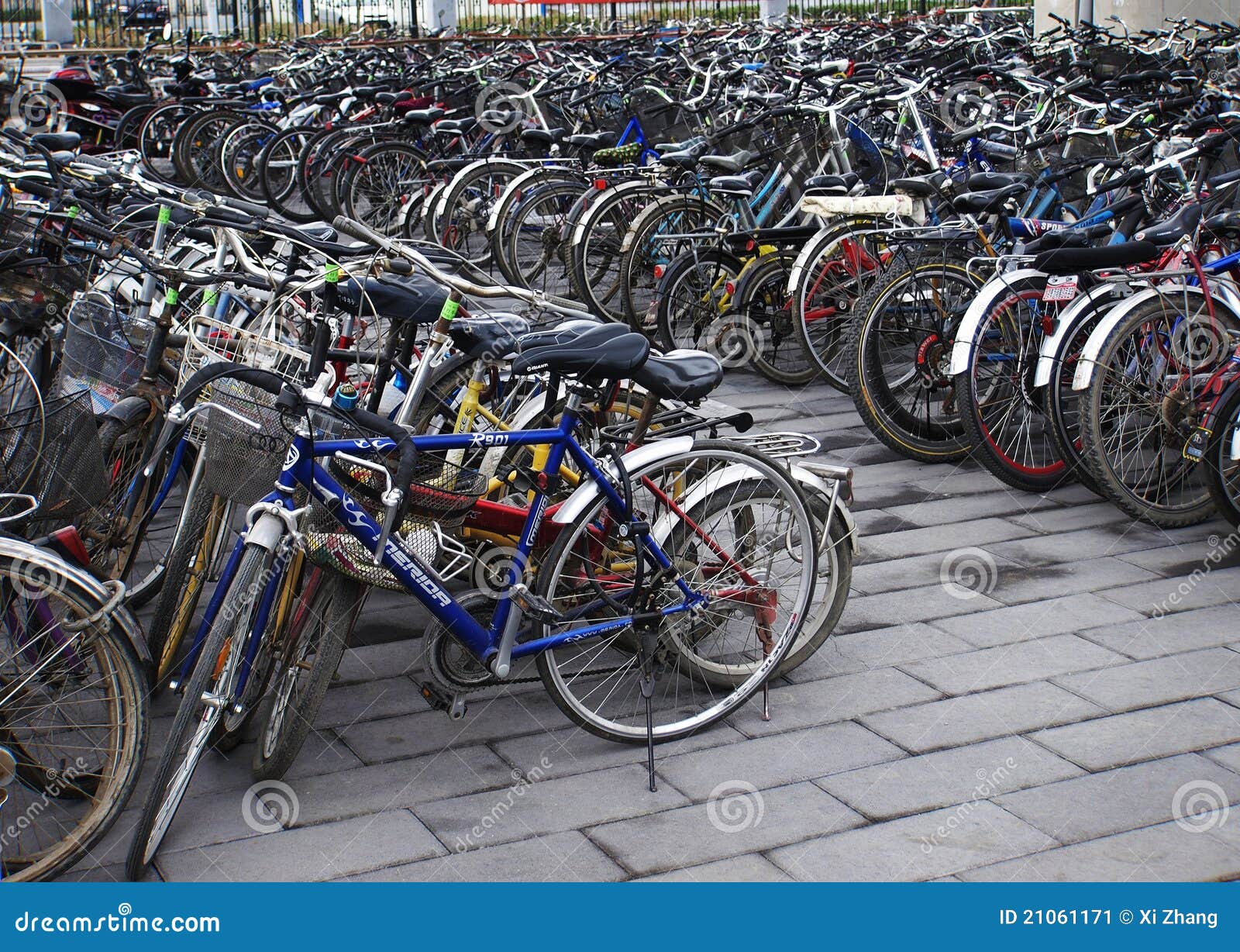 Parking Lots Bicycles in Beijing,China Editorial Photo - Image of ...
