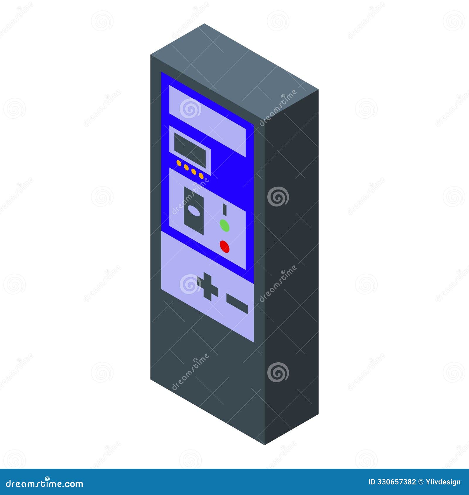 Parking Meter Accepting Payment with Credit Card Displaying Time ...