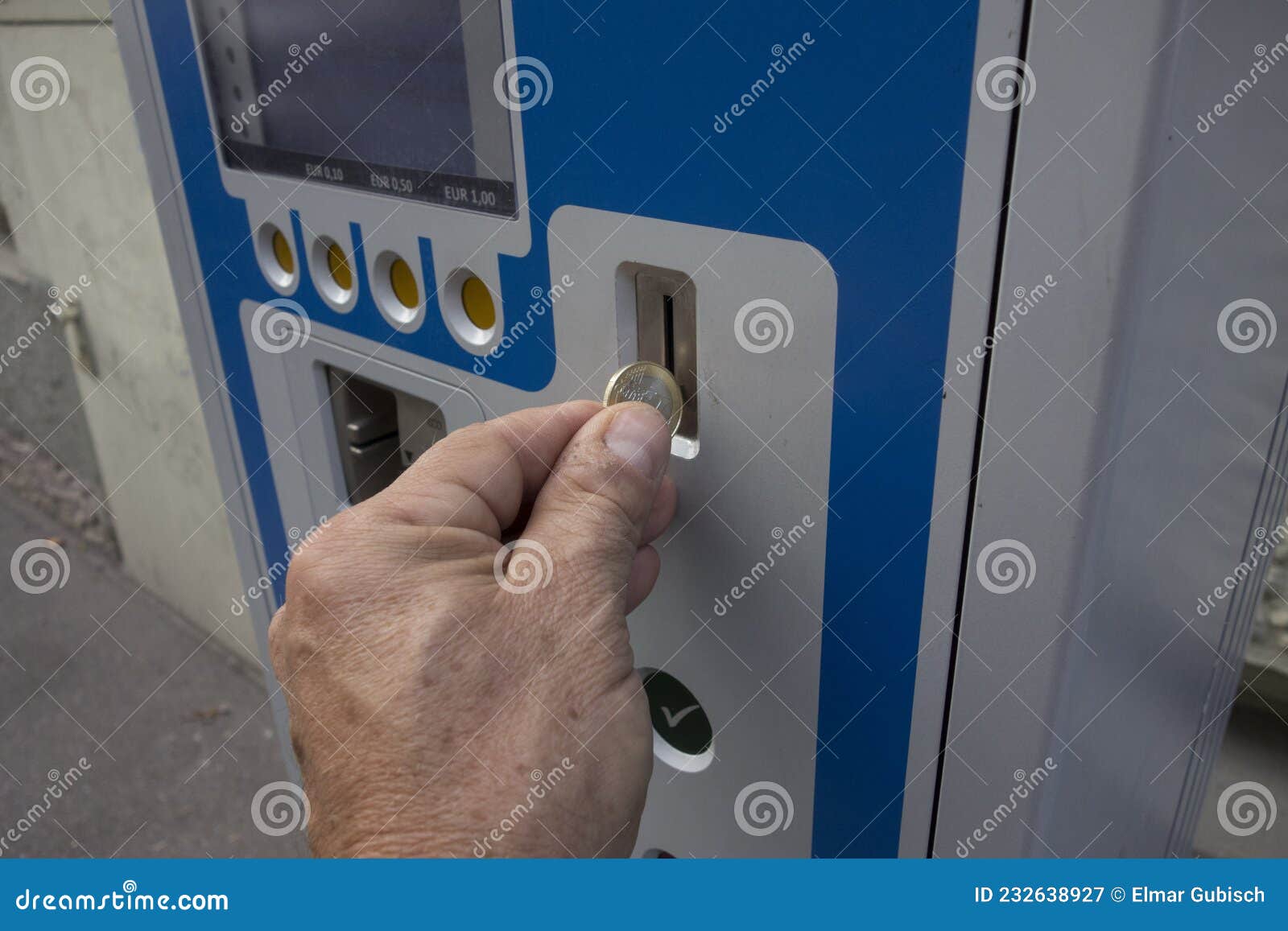 Parking Meter or Pay and Display Machine Stock Image - Image of ...