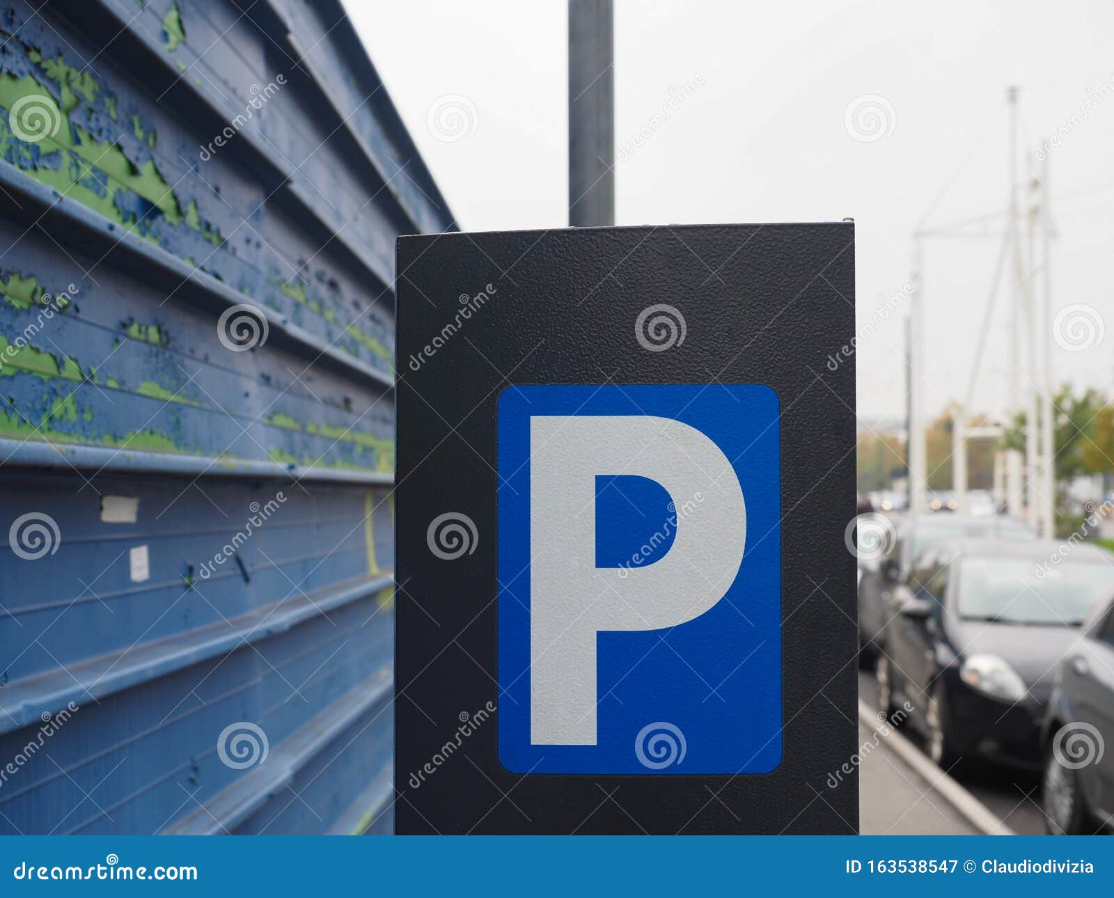 Parking meter sign stock image. Image of park, auto - 163538547