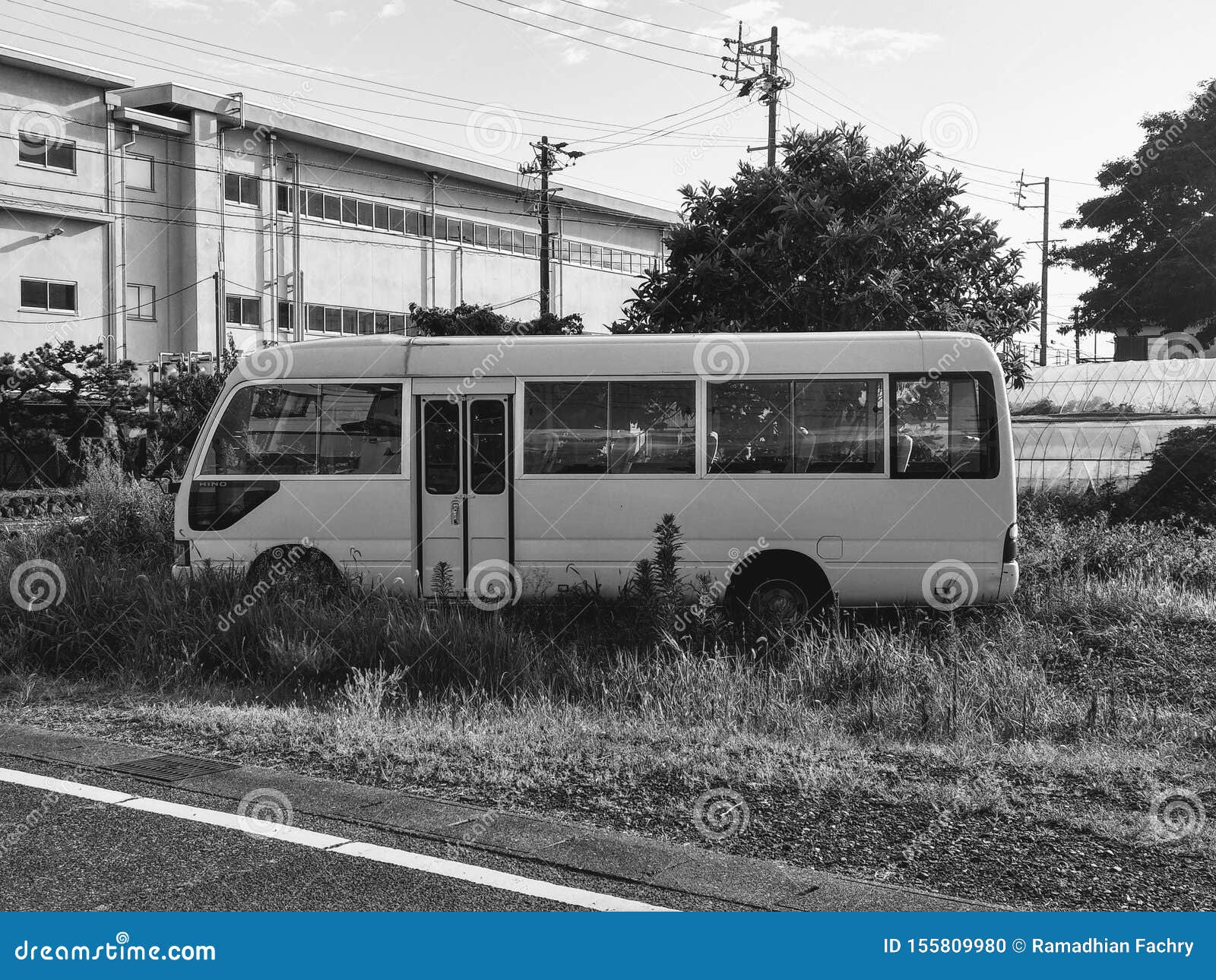 A Parking Mini Bus stock photo. Image of parking, mini - 155809980