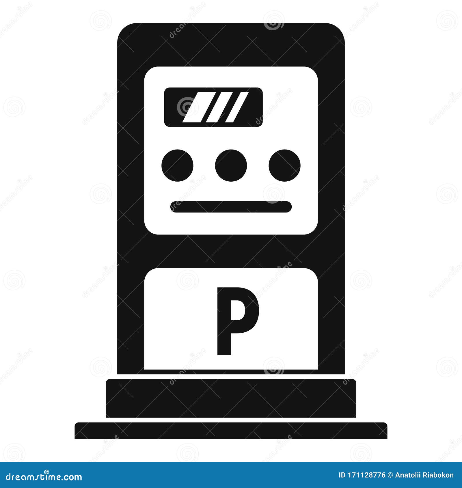 Simple Kiosk Terminal Icons Cartoon Vector | CartoonDealer.com #63355827