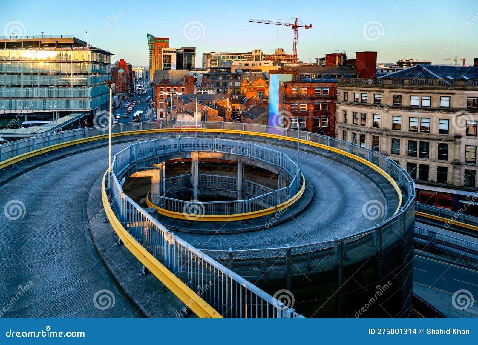 Circular Ramp In Parking Garage Building Editorial Photo ...
