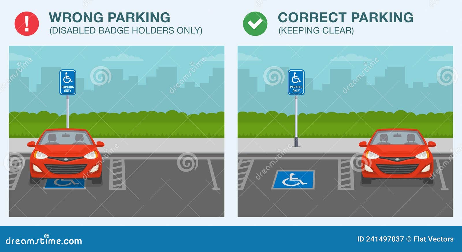 Keep Clear Symbol Sign, Vector Illustration, Isolated On White ...