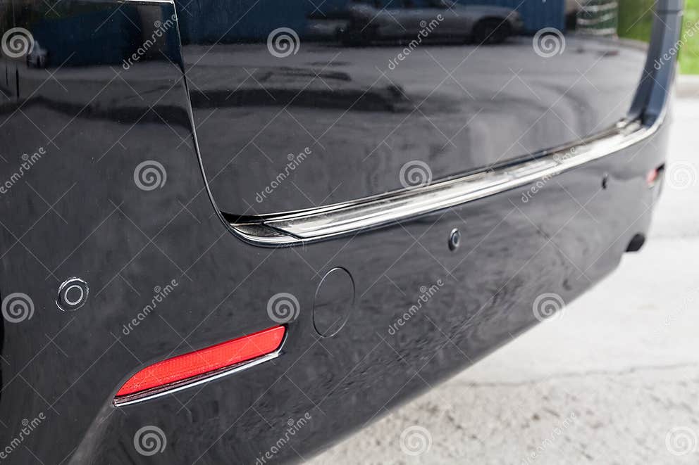 Parking Sensor on the Rear Bumper of a Car for Safety and Collision ...